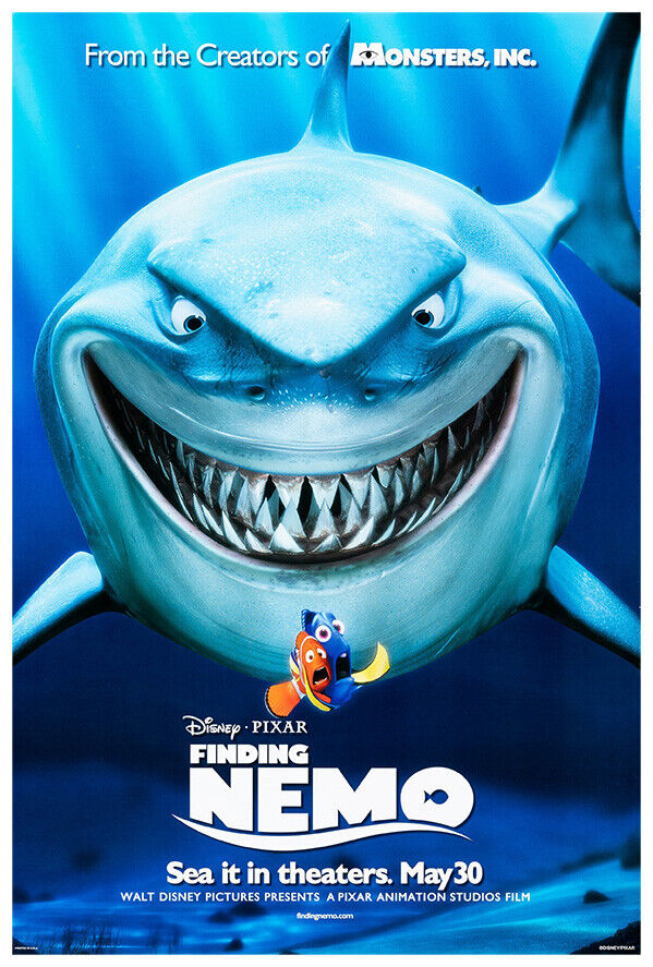 POSTER Finding Nemo - 2003 - Pixar - Disney - Movie Poster - US Release ...