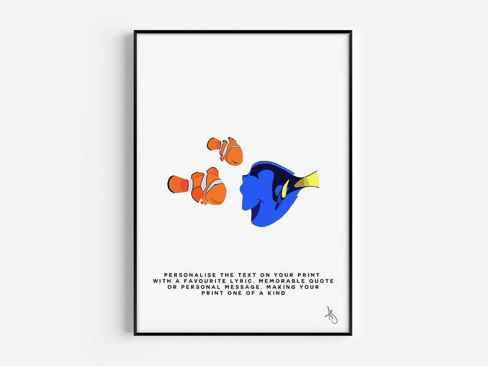 POSTER Finding Nemo Inspired Print | Movie, Film, Kids, Gift, Dory ...
