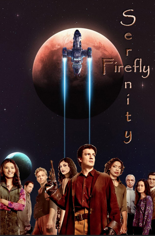 POSTER Firefly 2002 Poster- Joss Whedon Space Western Sci-Fi TV Show Iconic-12x18-UNFRAMED ...