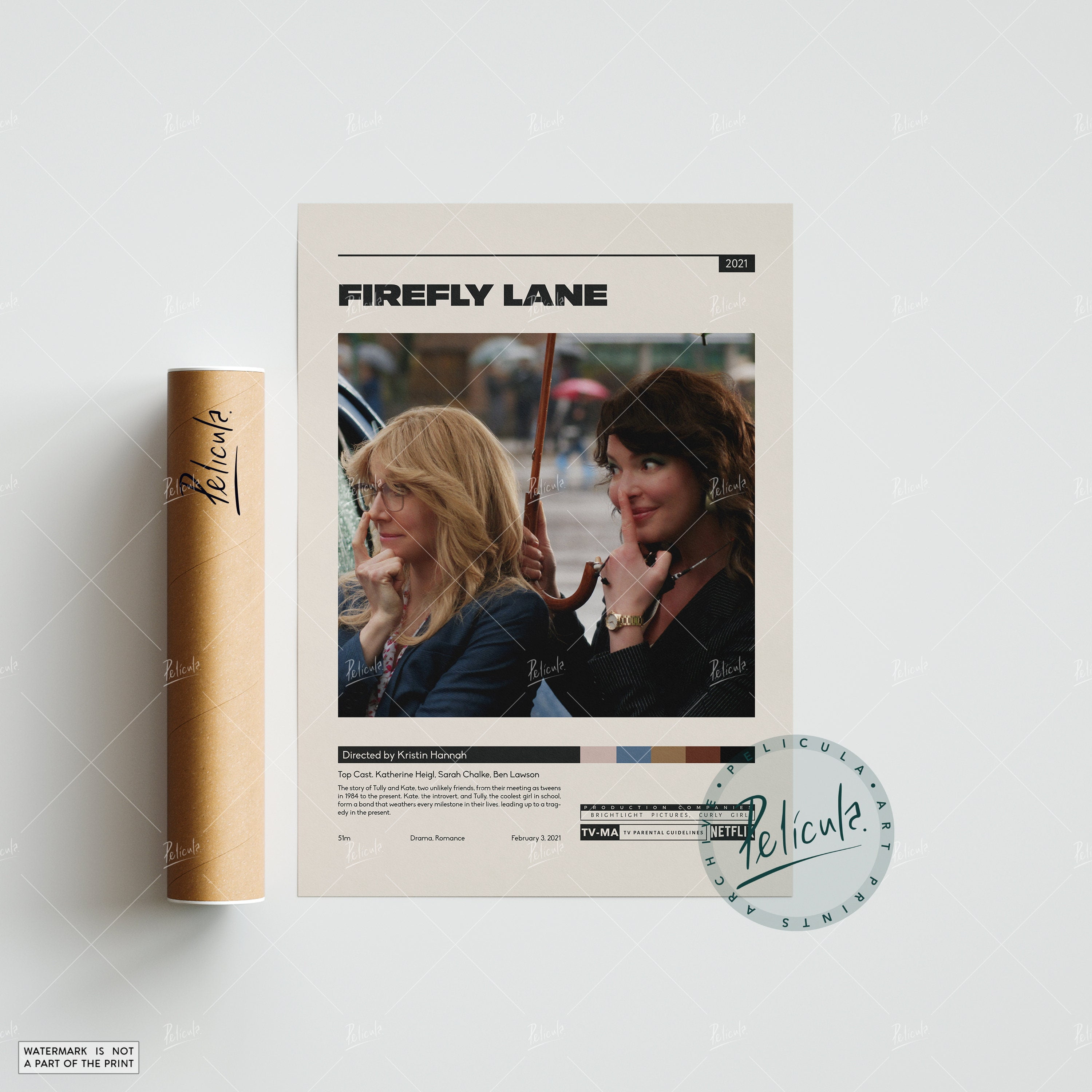 POSTER Firefly Lane | Maggie Friedman | Minimalist Tv Series Poster ...