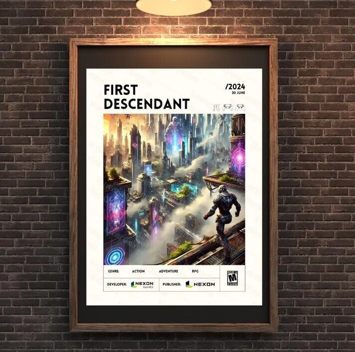 POSTER First Descendant: Poster, Wall Art, Video Game Print-24x36 ...
