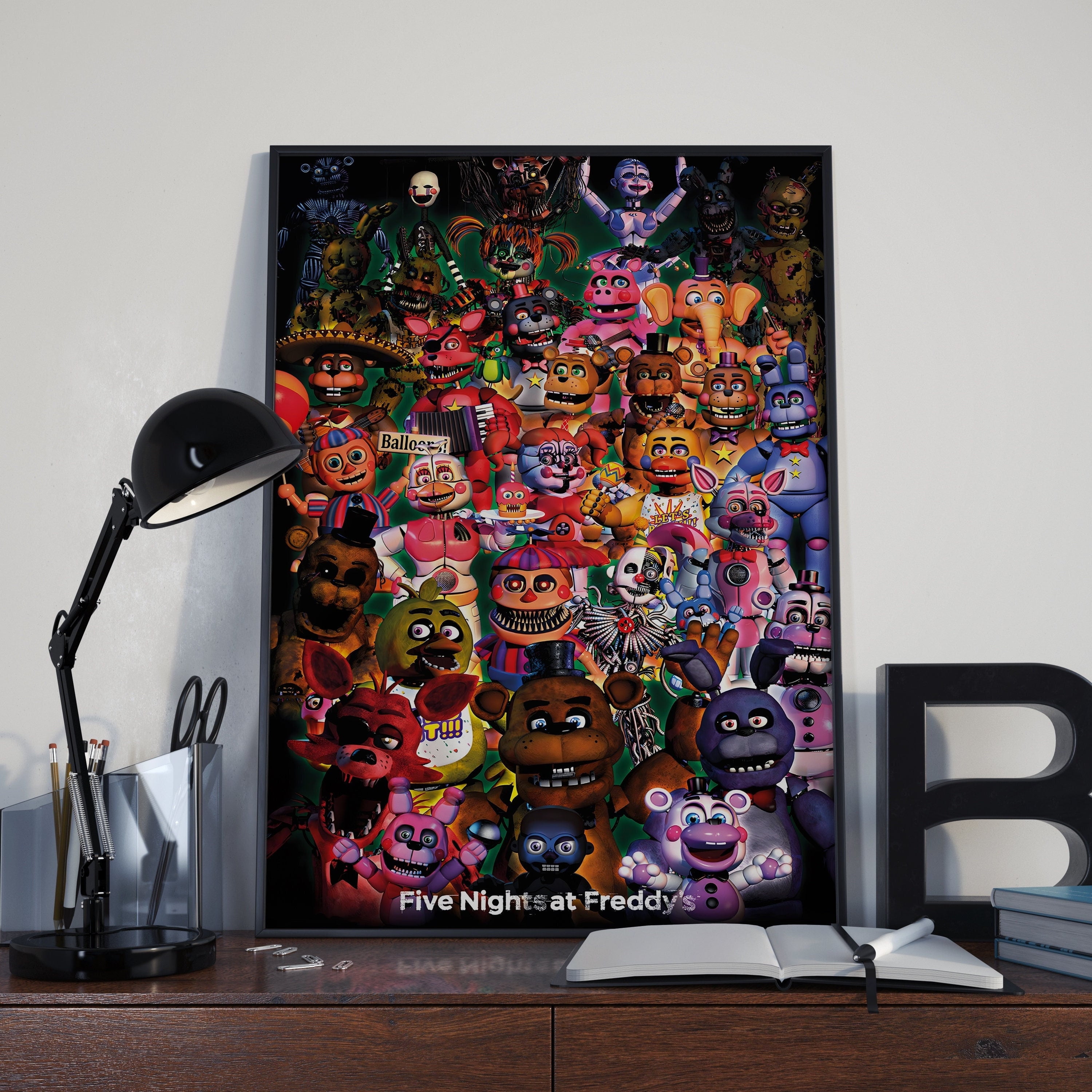 POSTER Five Nights at Freddy's, FNAF Poster | Gaming Poster | Room ...