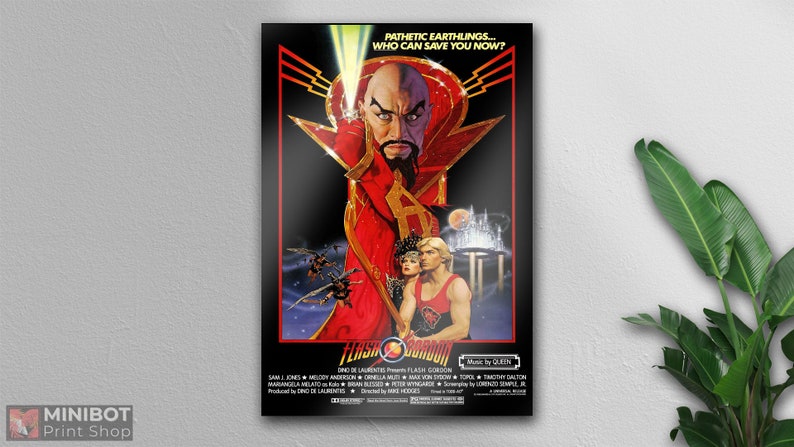 POSTER Flash Gordon Vintage Movie Poster-UNFRAMED - Walmart.com