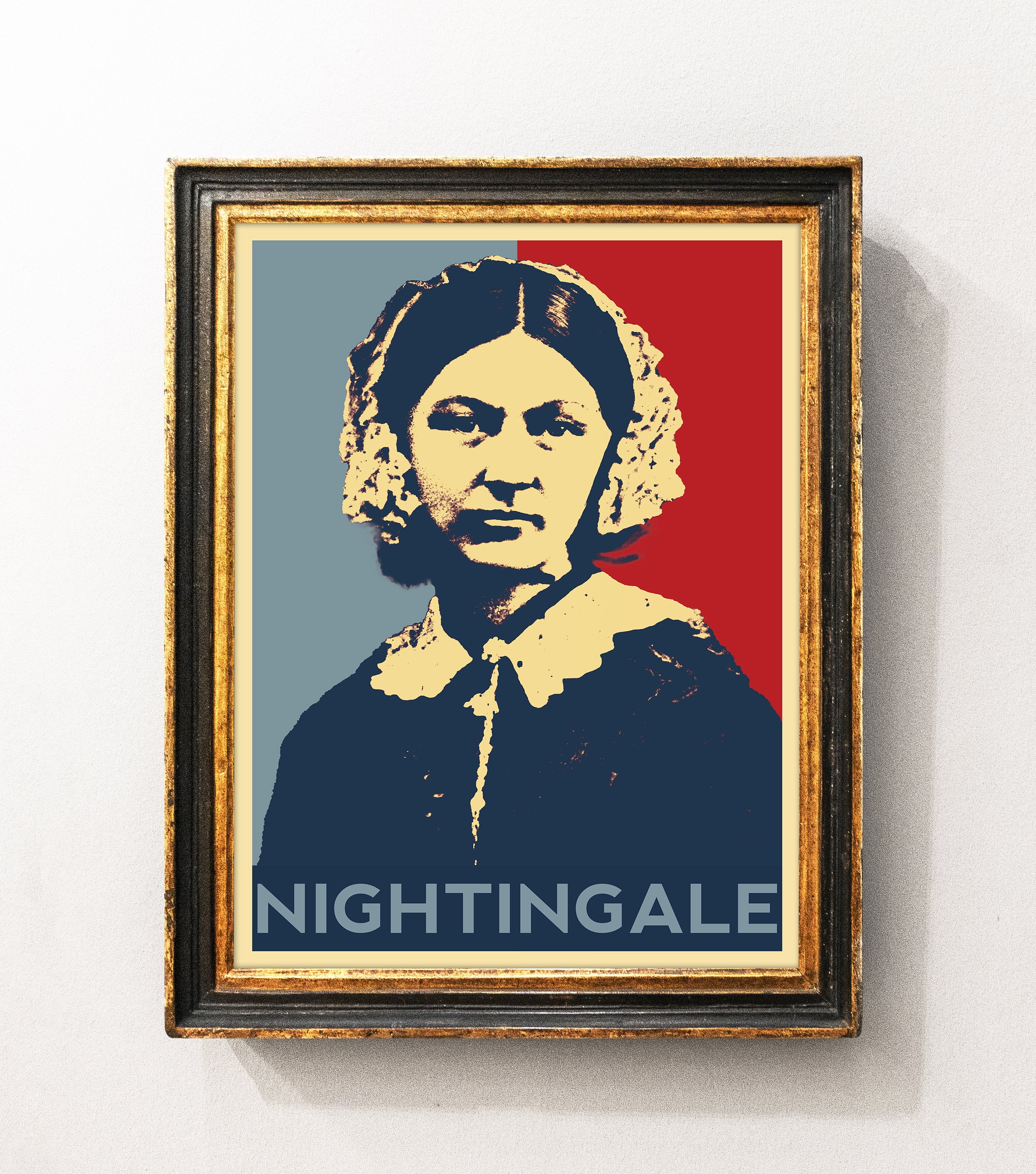 POSTER Florence Nightingale Original Art Print - Photo Poster Gift ...