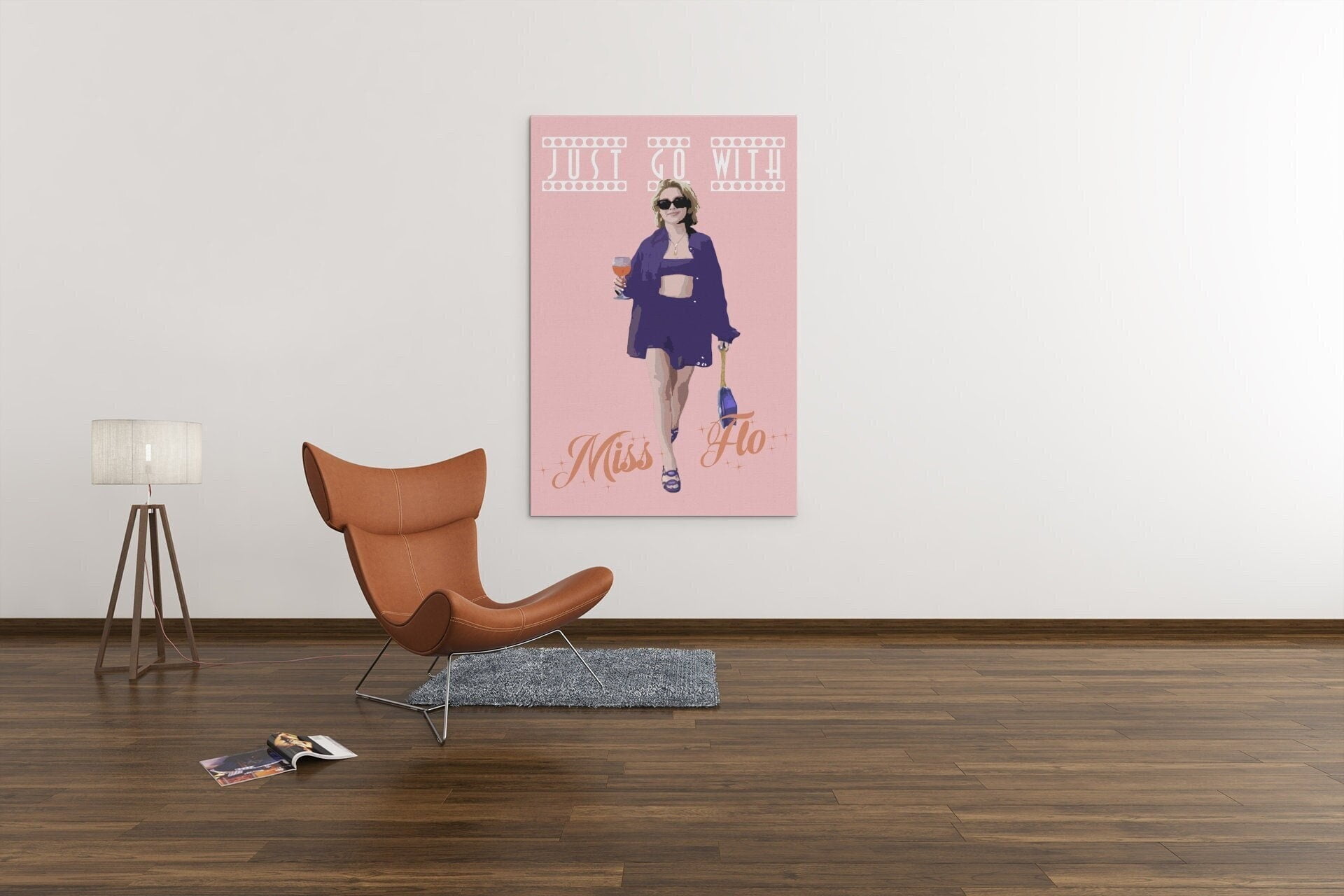 POSTER Florence Pugh Miss Flo Motivational Slogan Movie Poster Wall Art ...