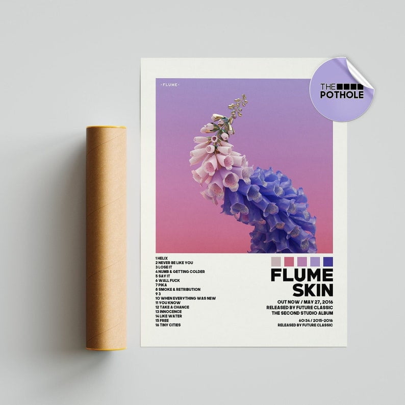POSTER Flume Posters / Skin Poster / Album Cover Poster / Poster Print ...