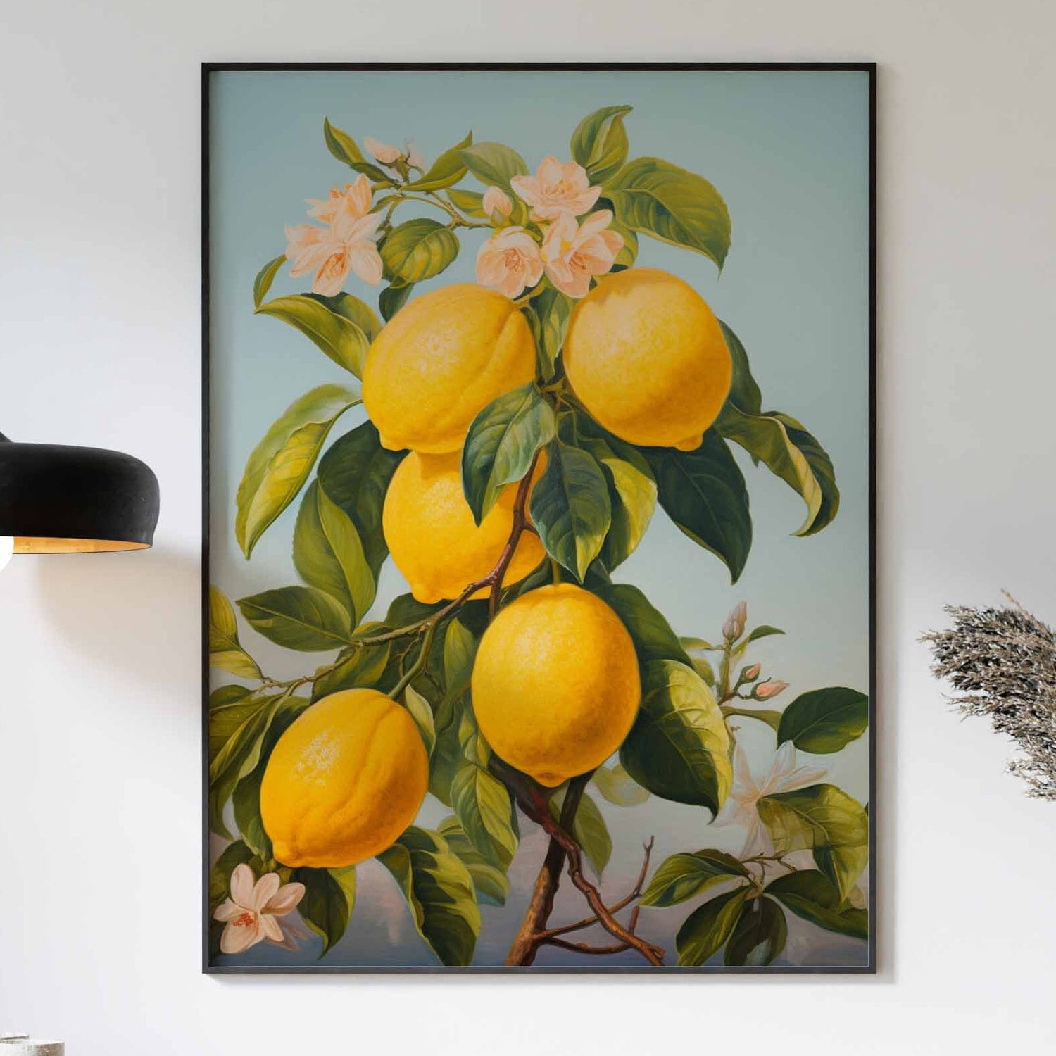 POSTER Food Print, Lemon Tree Print, Kitchen DEcor, Kitchen Art, Food ...