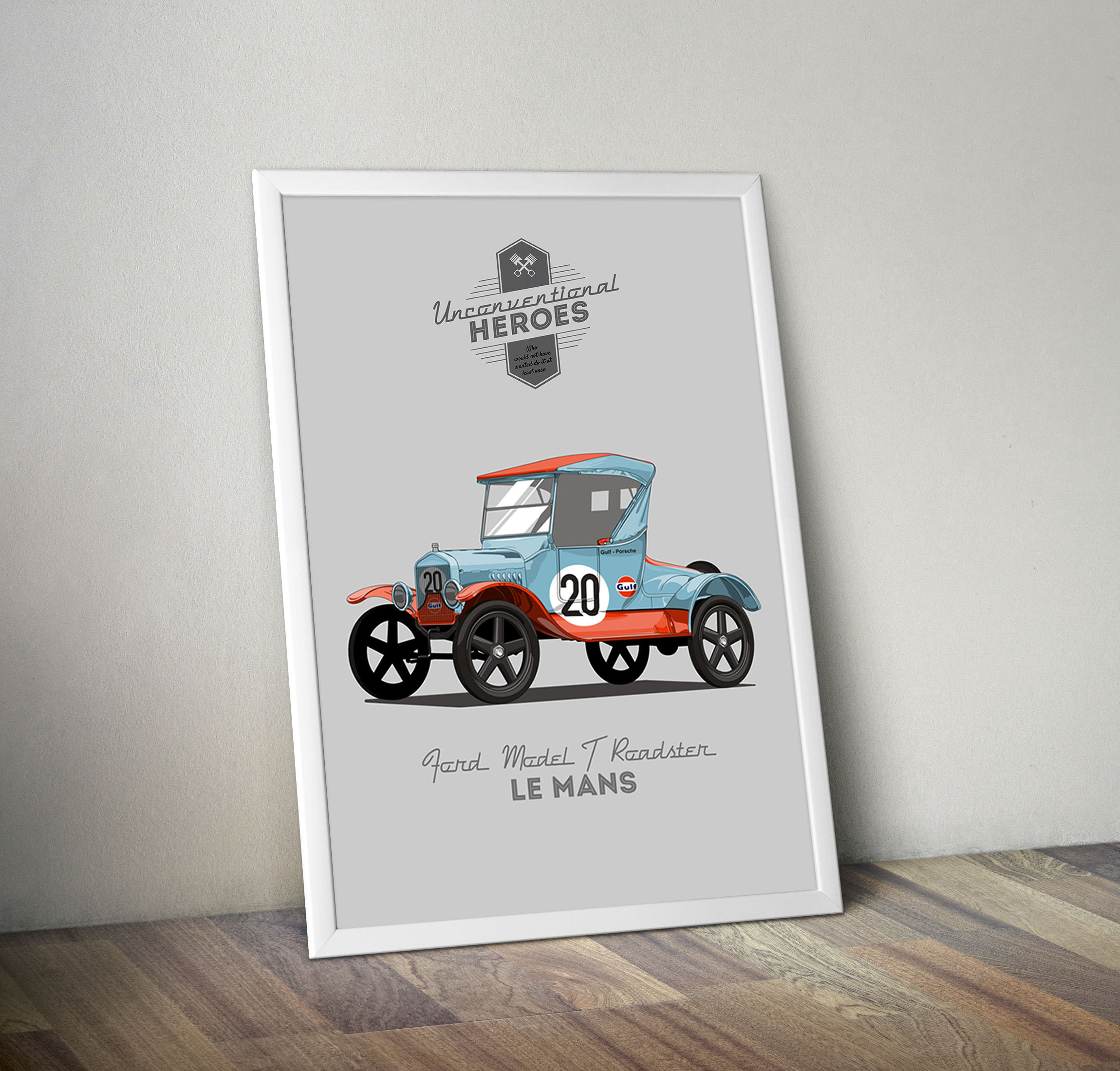 POSTER Ford Model T Roadster Poster 24 Hours of Le Mans Poster ...