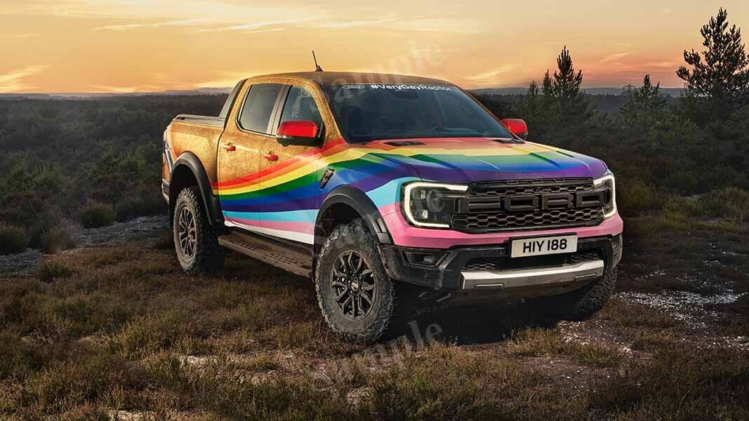 POSTER Ford Raptor Very Gay Raptor 2022 High Res Wall Decor Print Photo ...