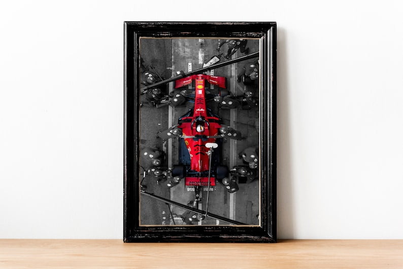 POSTER Formula One Poster, F1 Wall Art, F1 Poster, Formula One Pit Stop ...