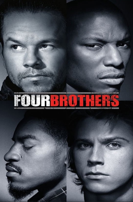 POSTER Four Brothers 2005 Poster- Mark Wahlberg Action Drama Family ...