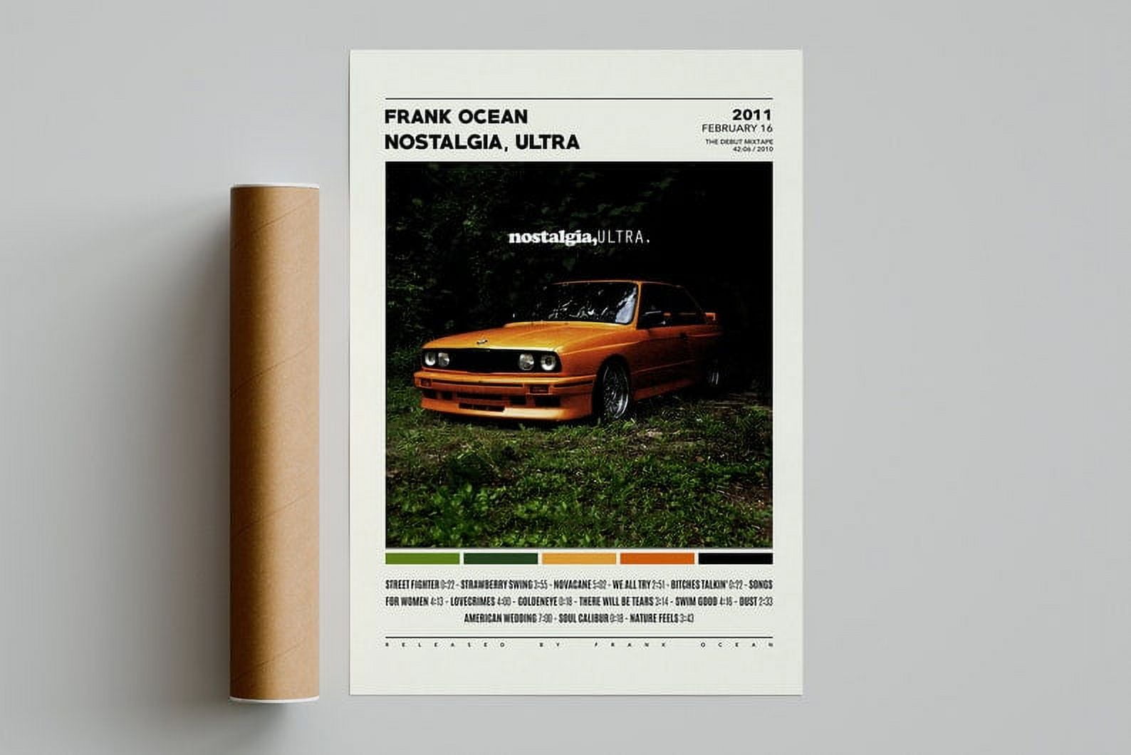 POSTER Frank Ocean Posters / Nostalgia Ultra Poster / Nostalgia Ultra ...