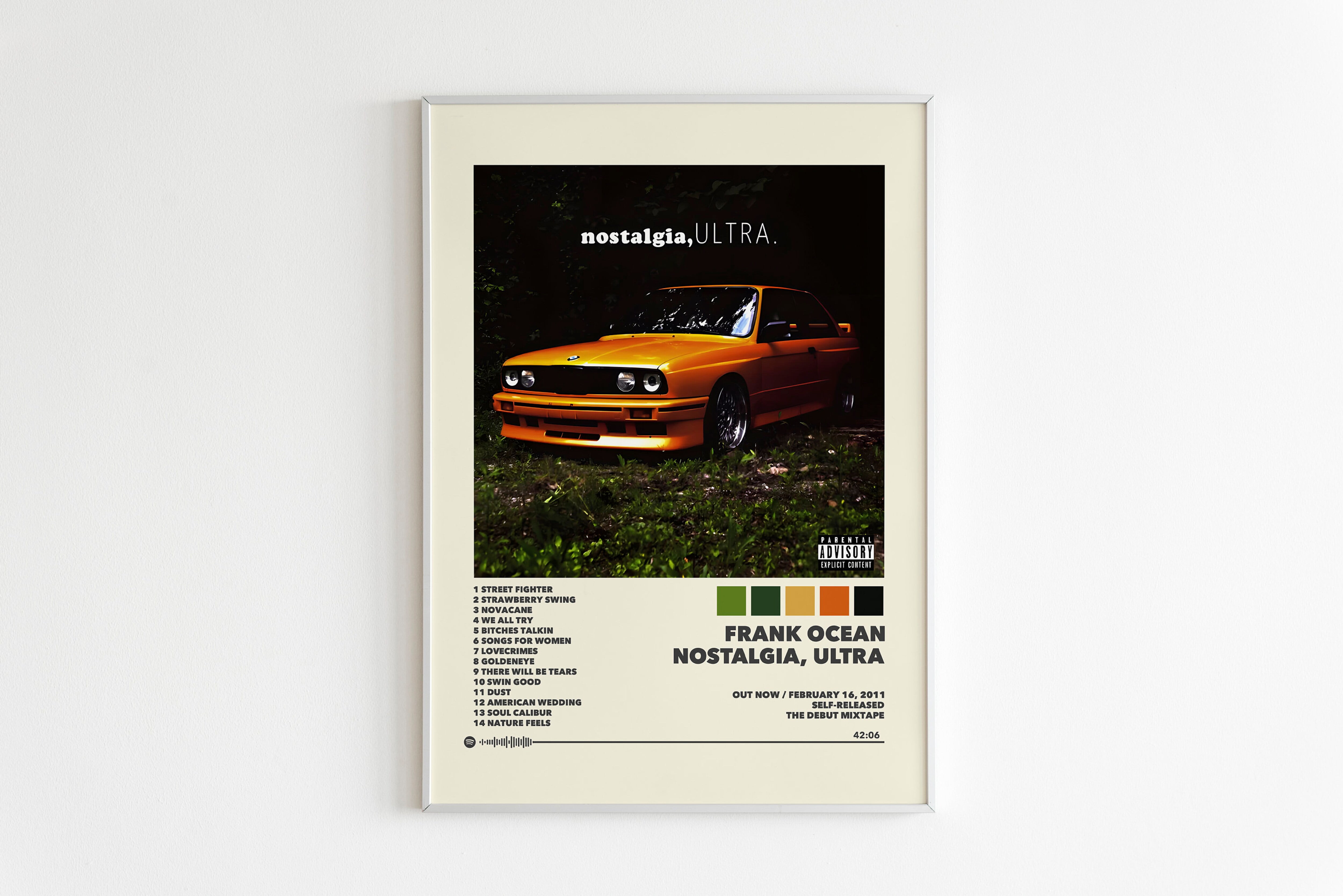 POSTER Frank Ocean Posters / Nostalgia Ultra Poster / Nostalgia Ultra ...