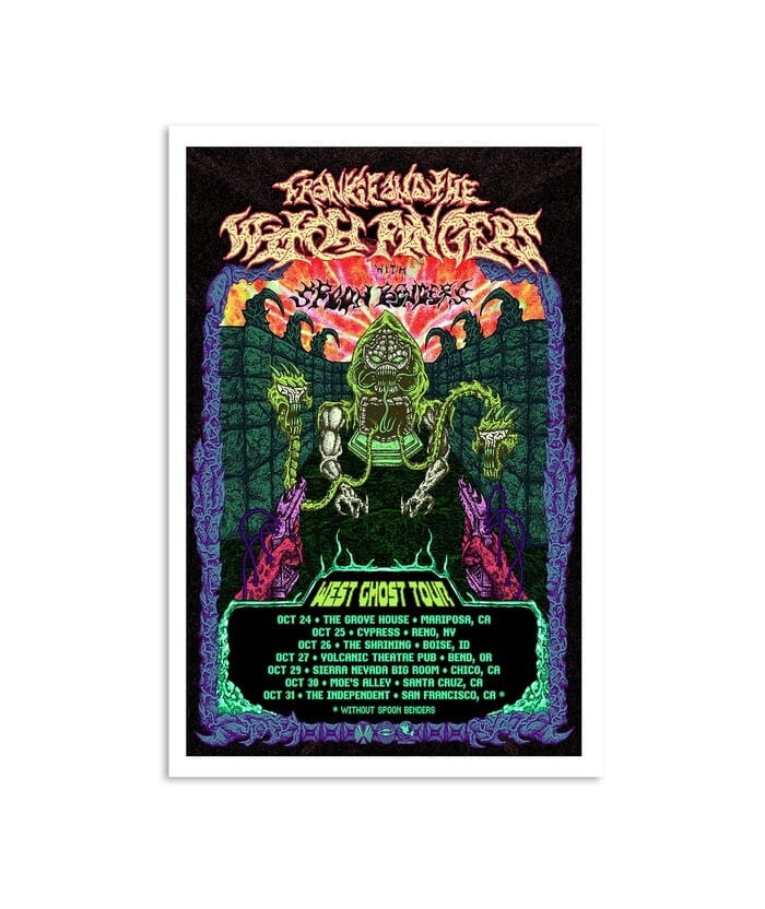 POSTER Frankie And The Witch Fingers West Ghost Tour 2024 Poster-8x12 ...