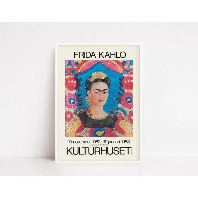 Poster Frida Kahlo | Frida Kahlo Poster | Frida Kahlo print | Frida ...