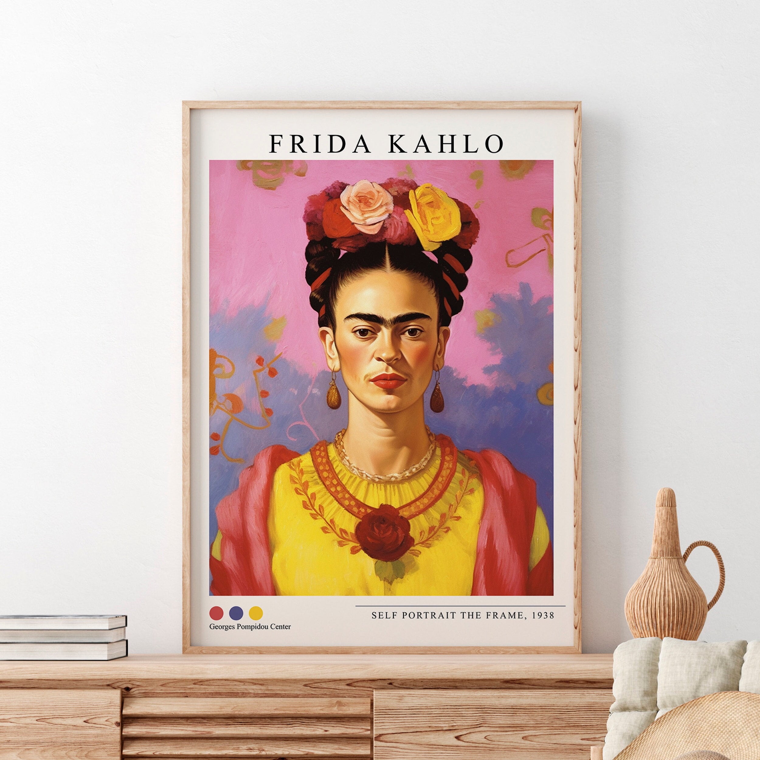 POSTER Frida Kahlo Portrait Painting by Frida Kahlo, Feminist Poster ...