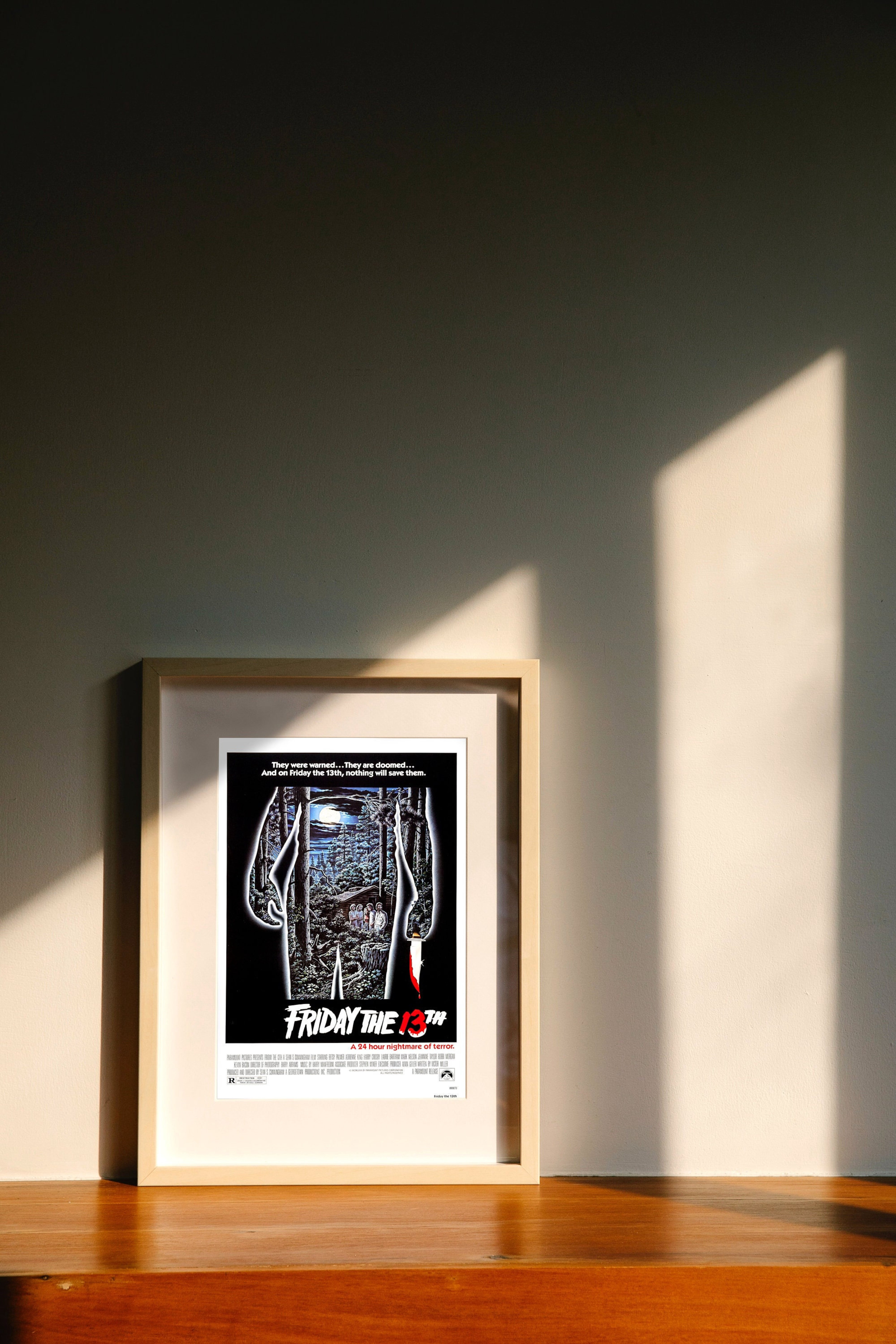 POSTER Friday the 13th, 1980 American horror slasher film original ...