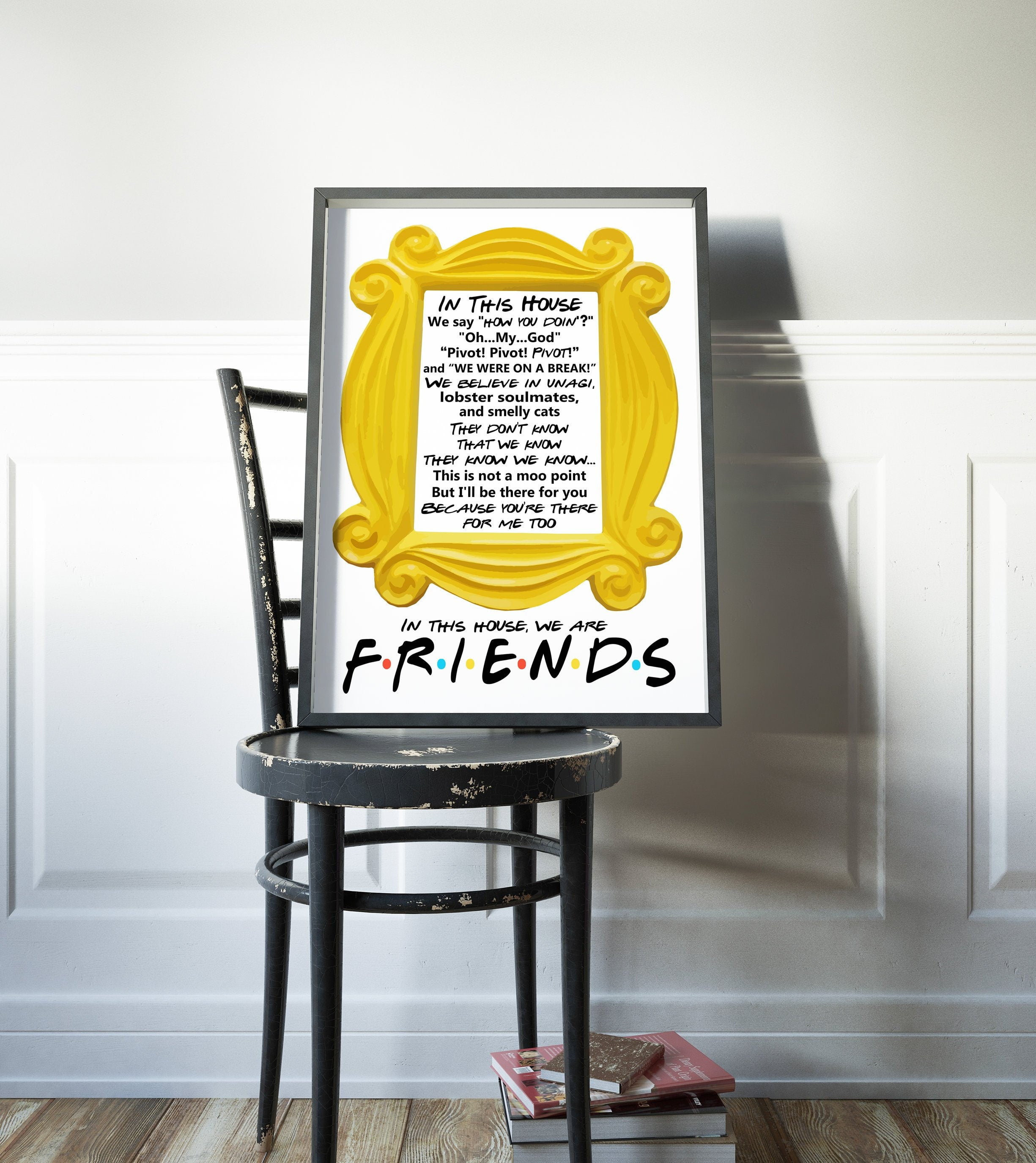 POSTER Friends TV Quotes Poster Friends tv show Christmas Gift In this ...