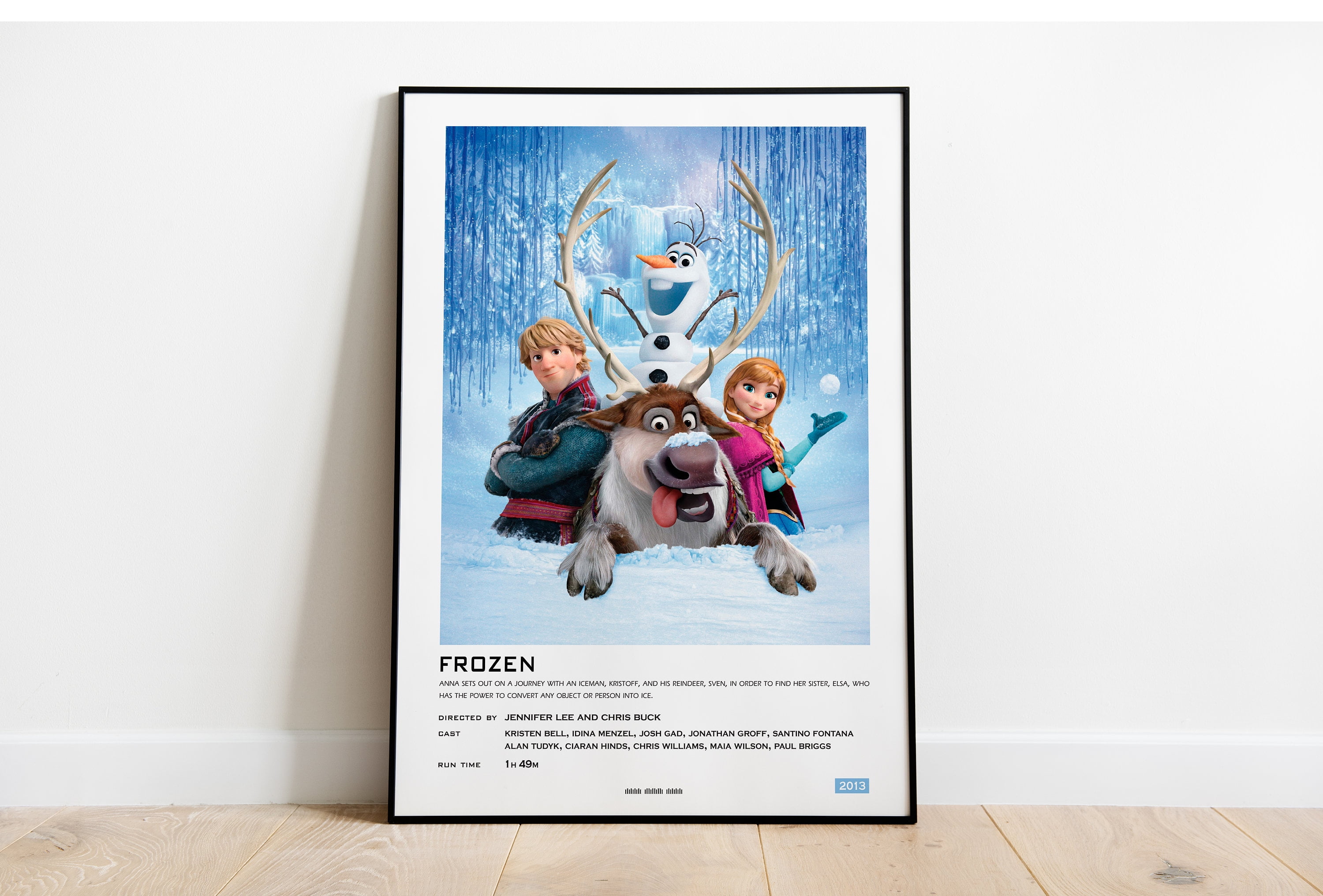 POSTER Frozen movie poster | Disney | Wall Art | FILE-UNFRAMED ...