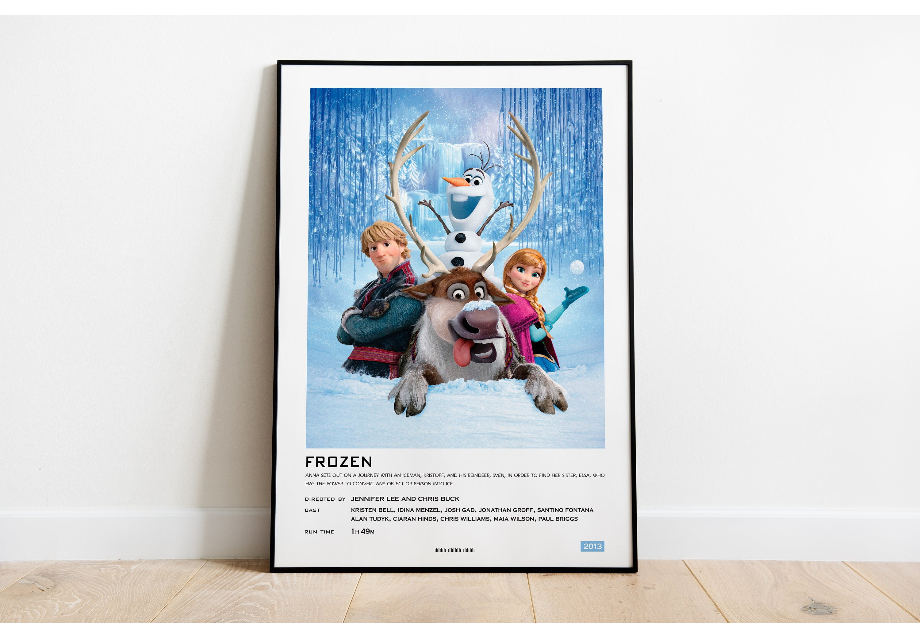 POSTER Frozen movie poster | Disney | Wall Art -UNFRAMED - Walmart.com