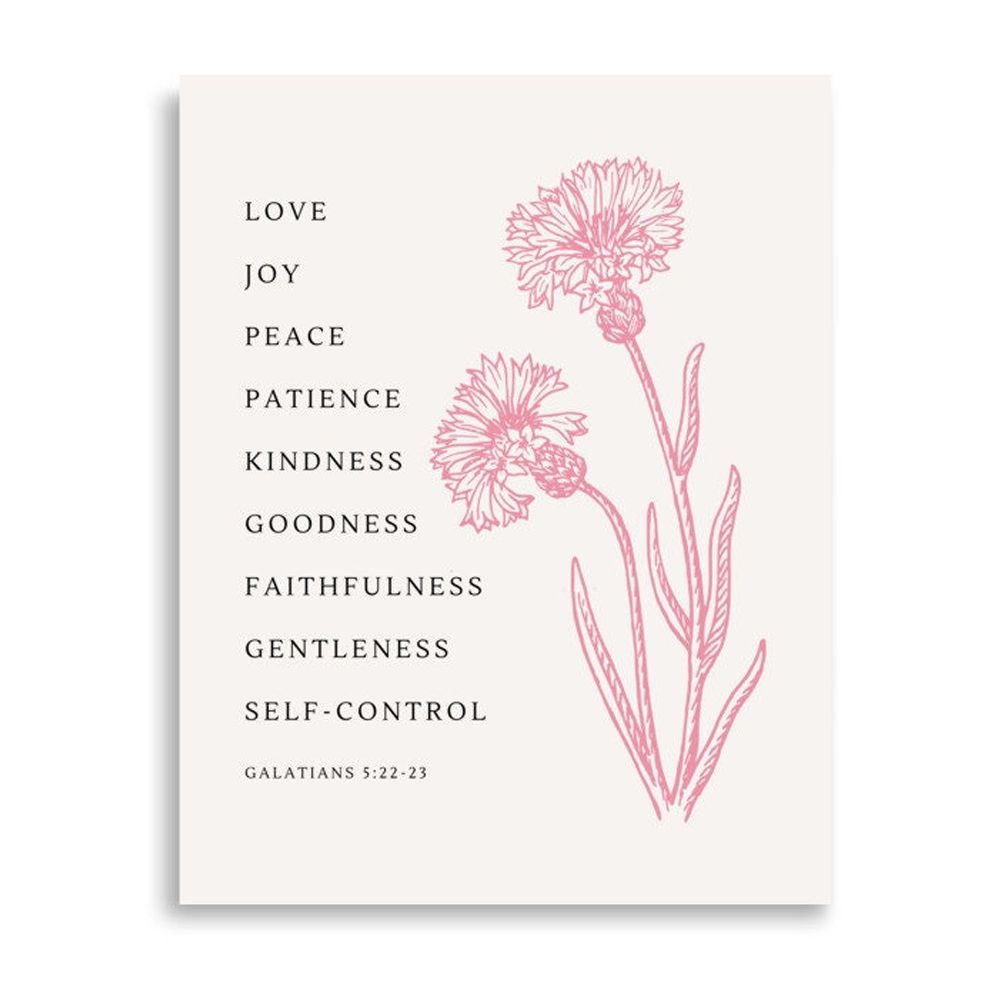 POSTER Fruit of the Spirit Wall Art, Printed & Shipped Poster ...