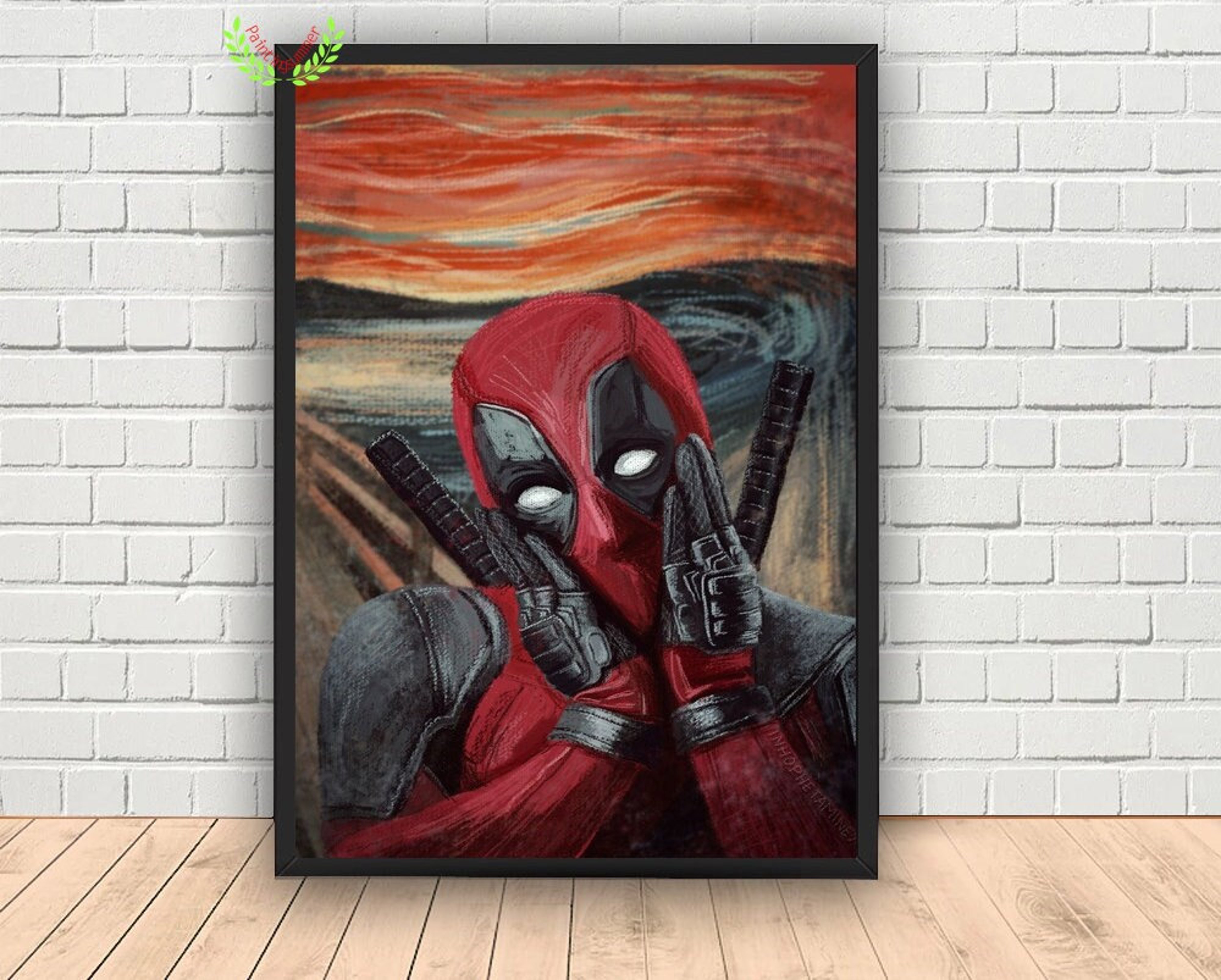 POSTER Funny Superhero Deadpool Movie Poster,Wall Art Decor,Art Print ...
