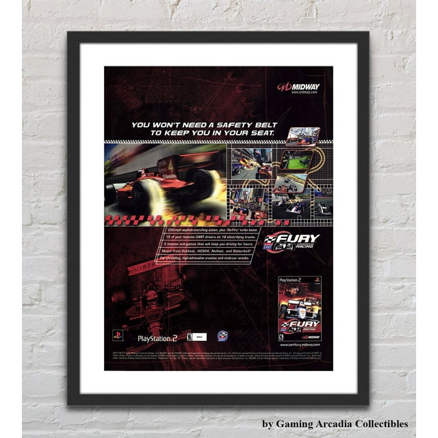 POSTER Fury Championship Racing Playstation 2 PS2 Poster-24x36-UNFRAMED ...