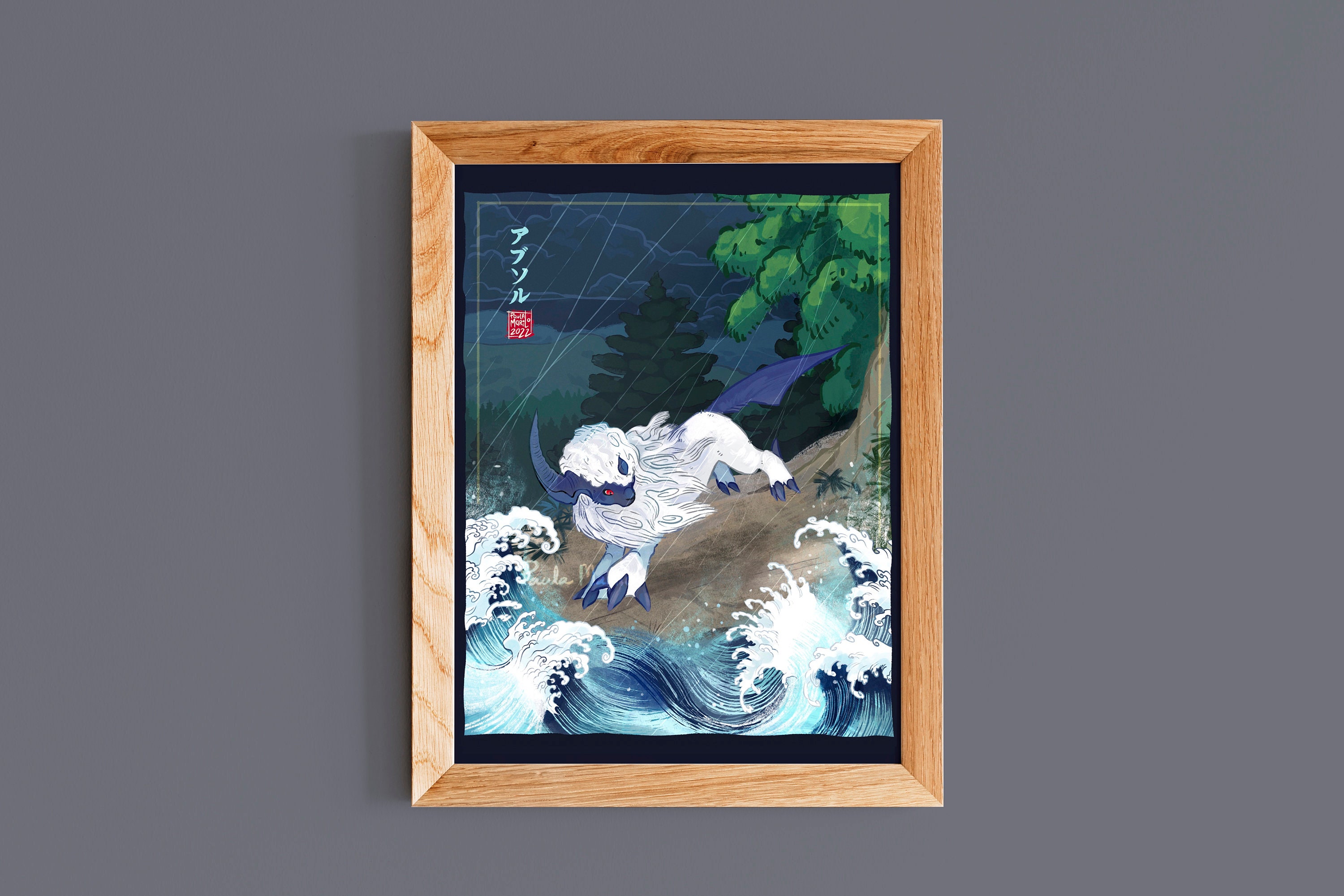 Poster Future Sight Absol Pokemon Print | Poster | Pokemon | Decor ...