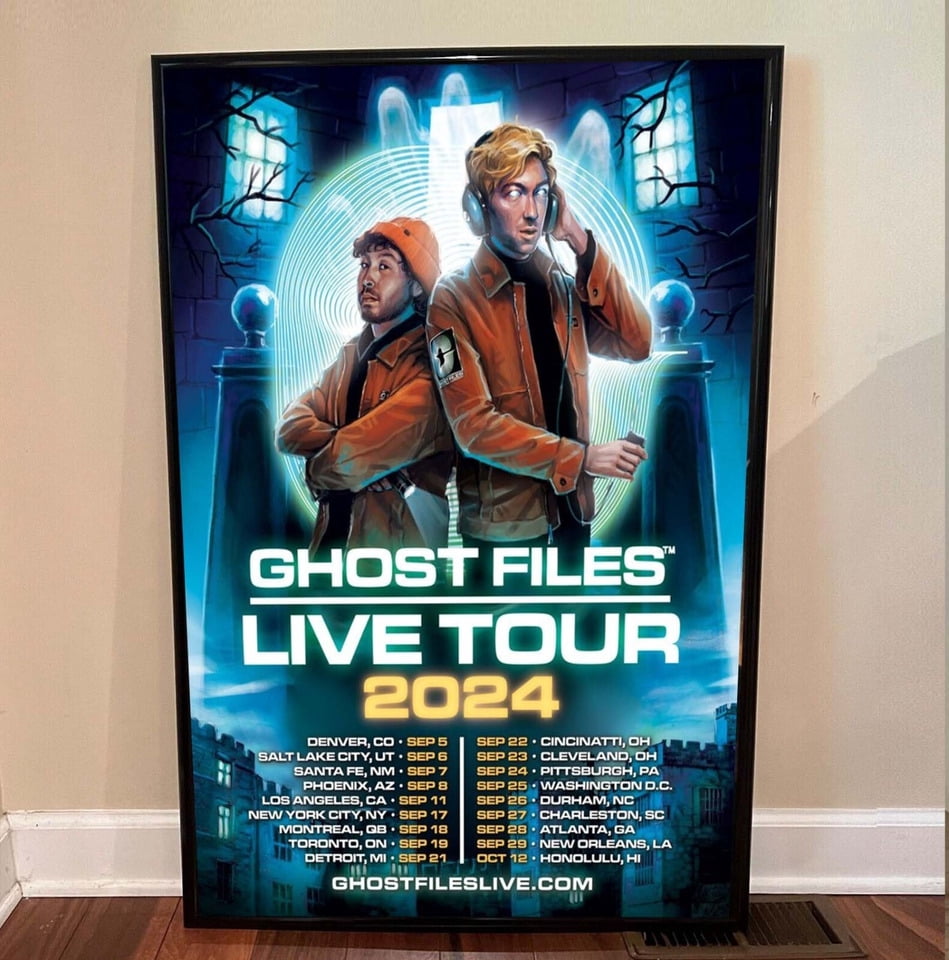POSTER GHOST FILES TOUR 2024 Poster-12x18-UNFRAMED - Walmart.com