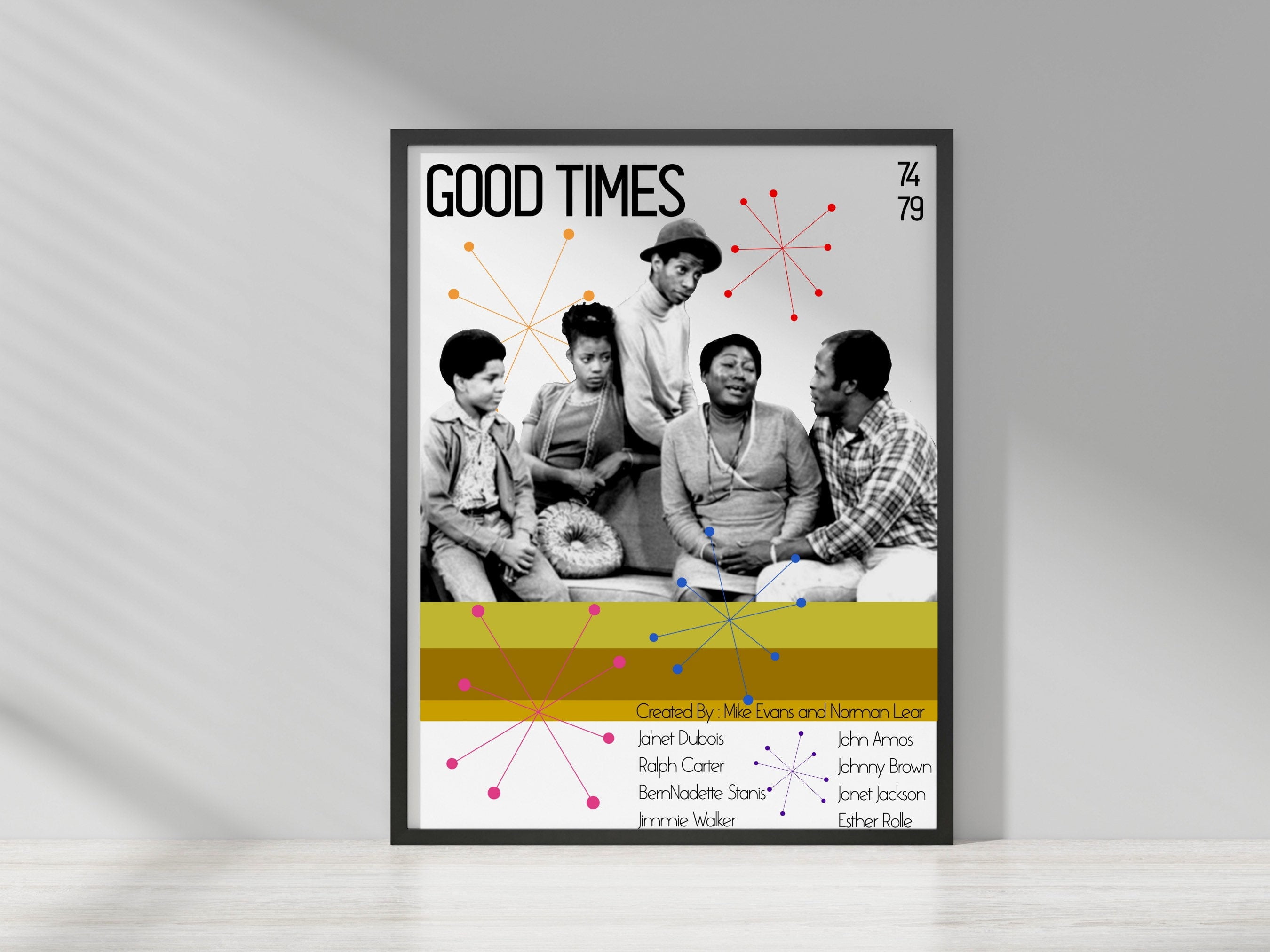POSTER GOOD TIMES-Minimalist Art Print-Vintage Inspired Poster-Modern ...