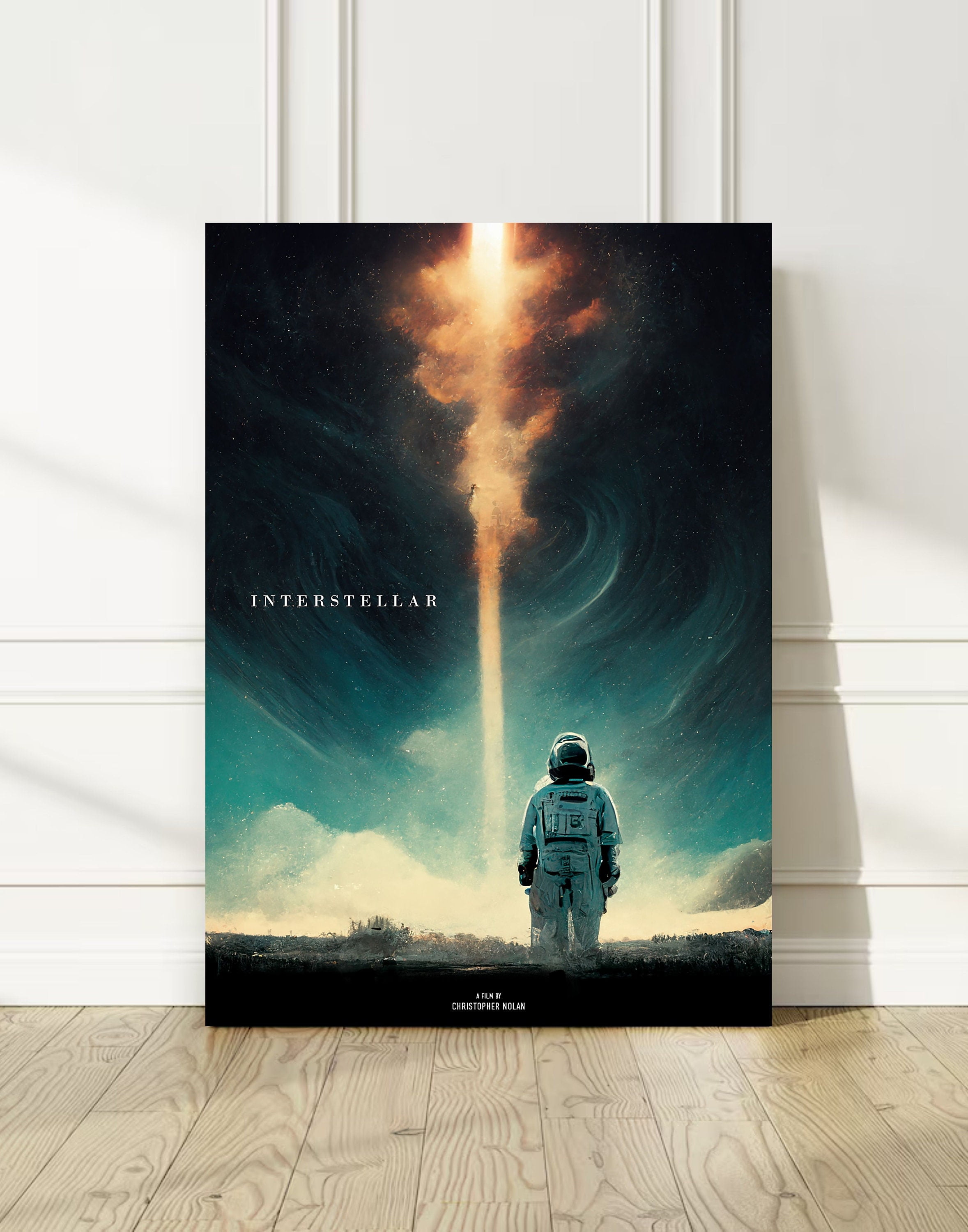 POSTER Galactic Nostalgia: Vintage-Inspired Interstellar Movie Posters ...