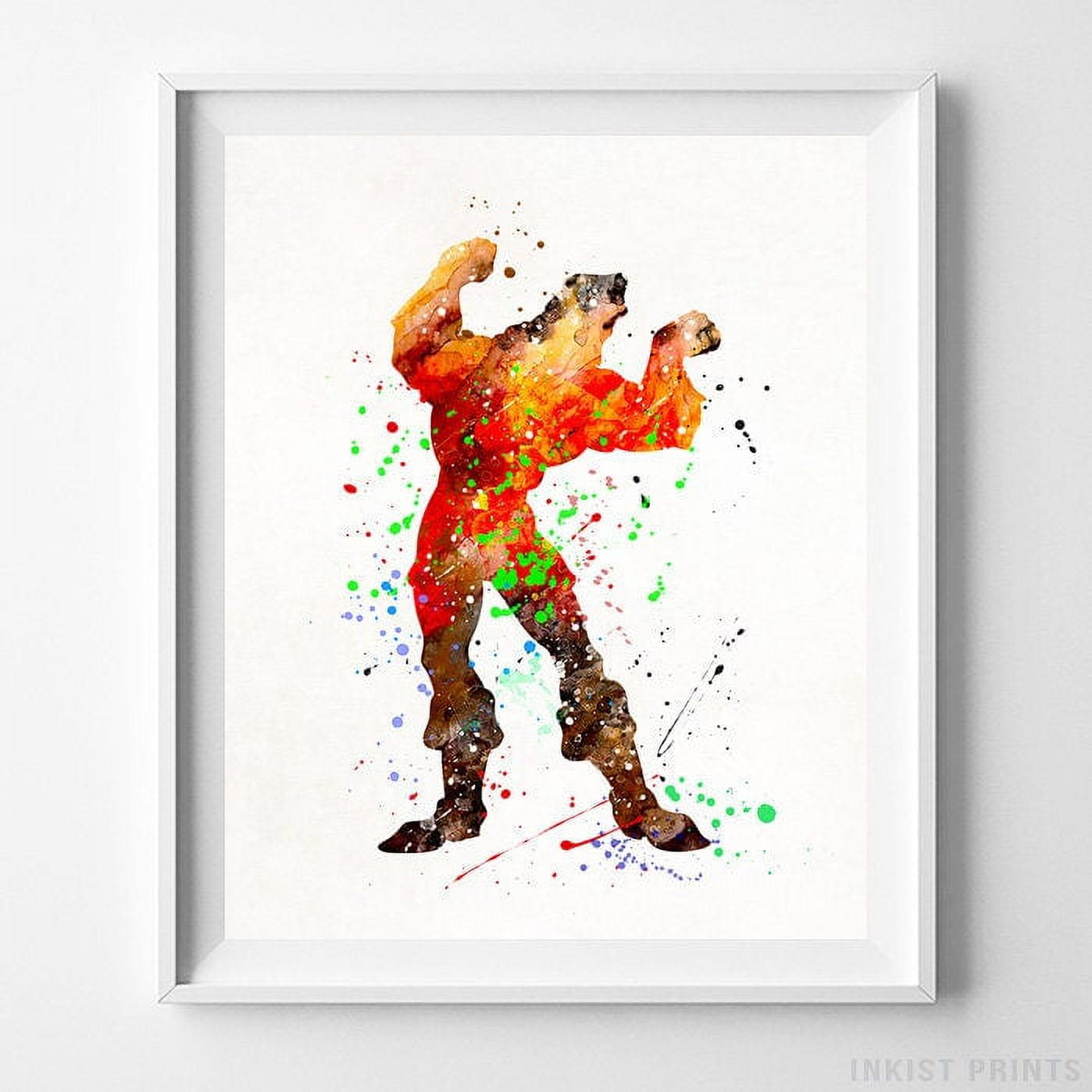 POSTER Gaston Print, Beauty And The Beast, Gaston Poster, Watercolor ...