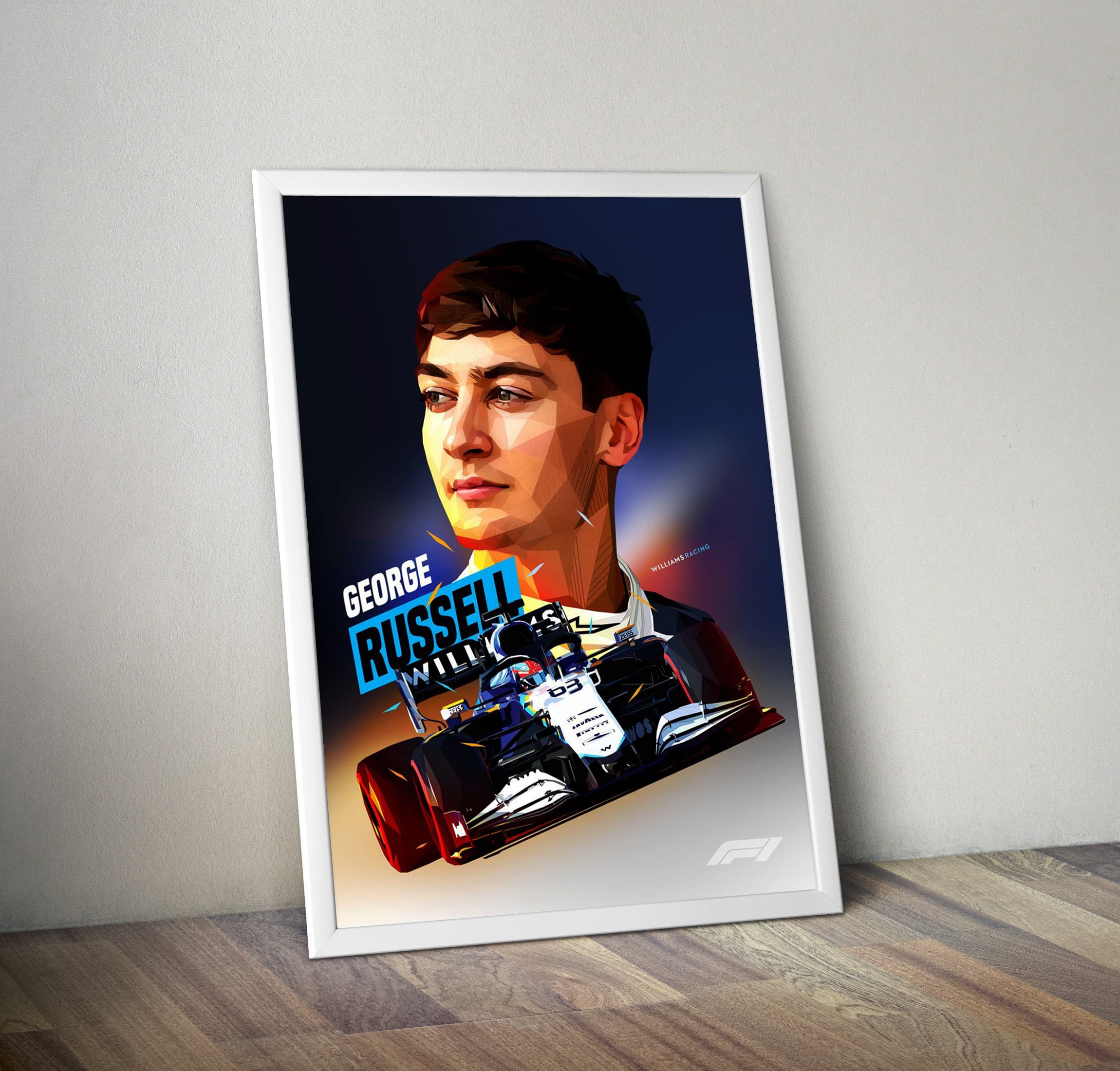 POSTER George Russell Poster F1 Poster F1 Car Poster F1 Car Formula 1 ...