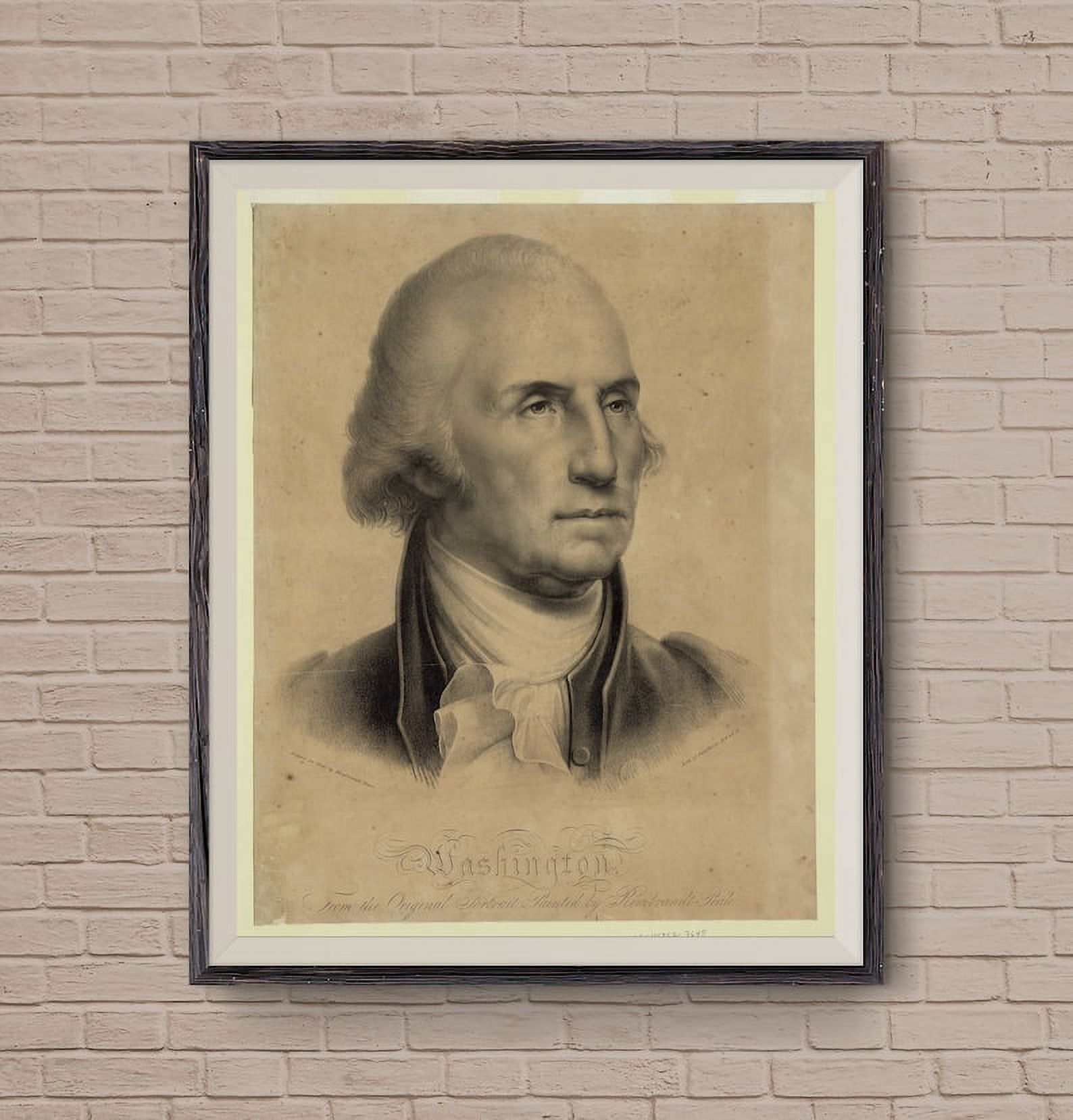 POSTER George Washington, Lithograph, Vintage Print, Vintage Poster ...