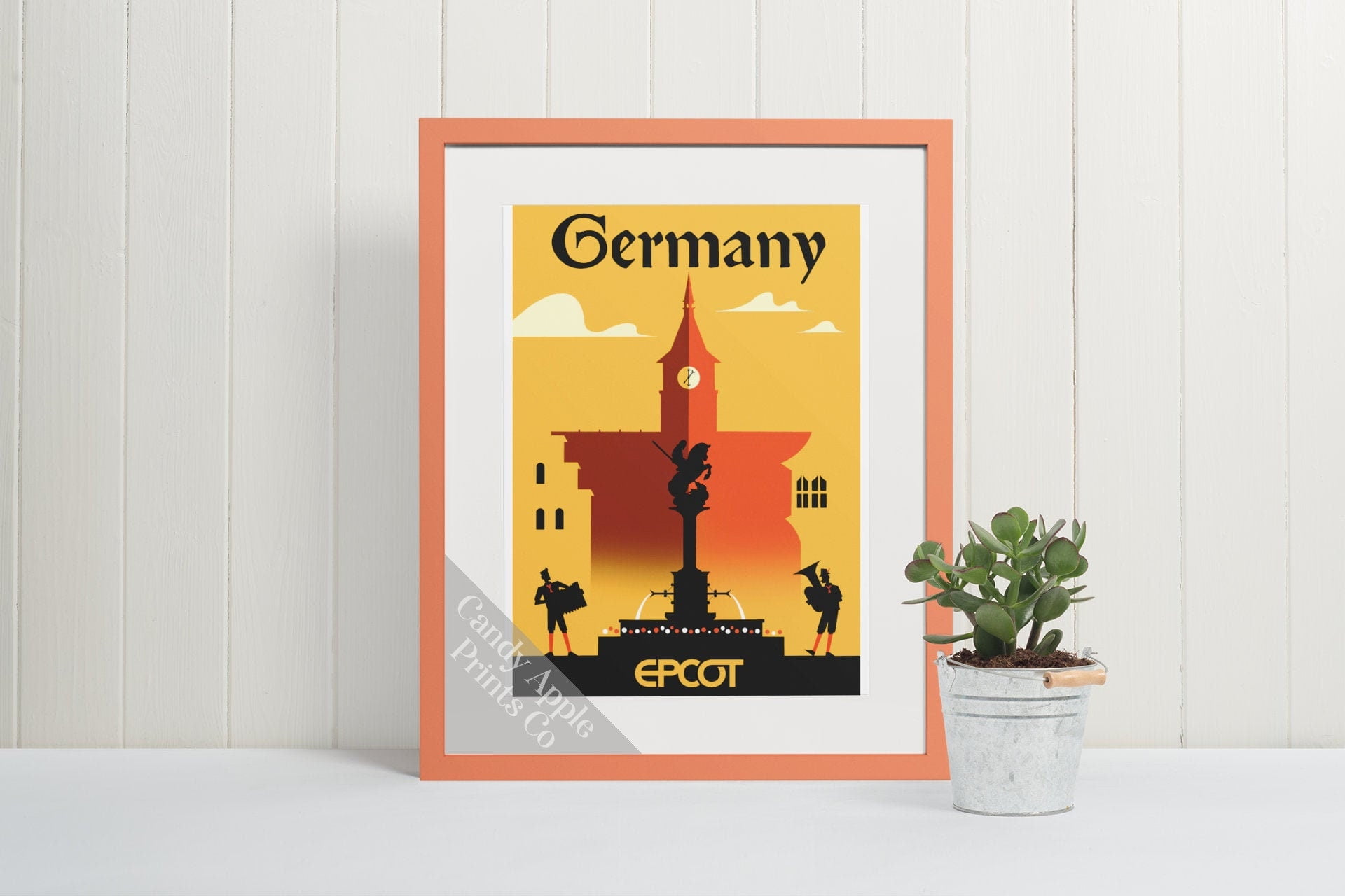 POSTER Germany Pavilion Print - For fans of Epcot World Showcase. Epcot ...