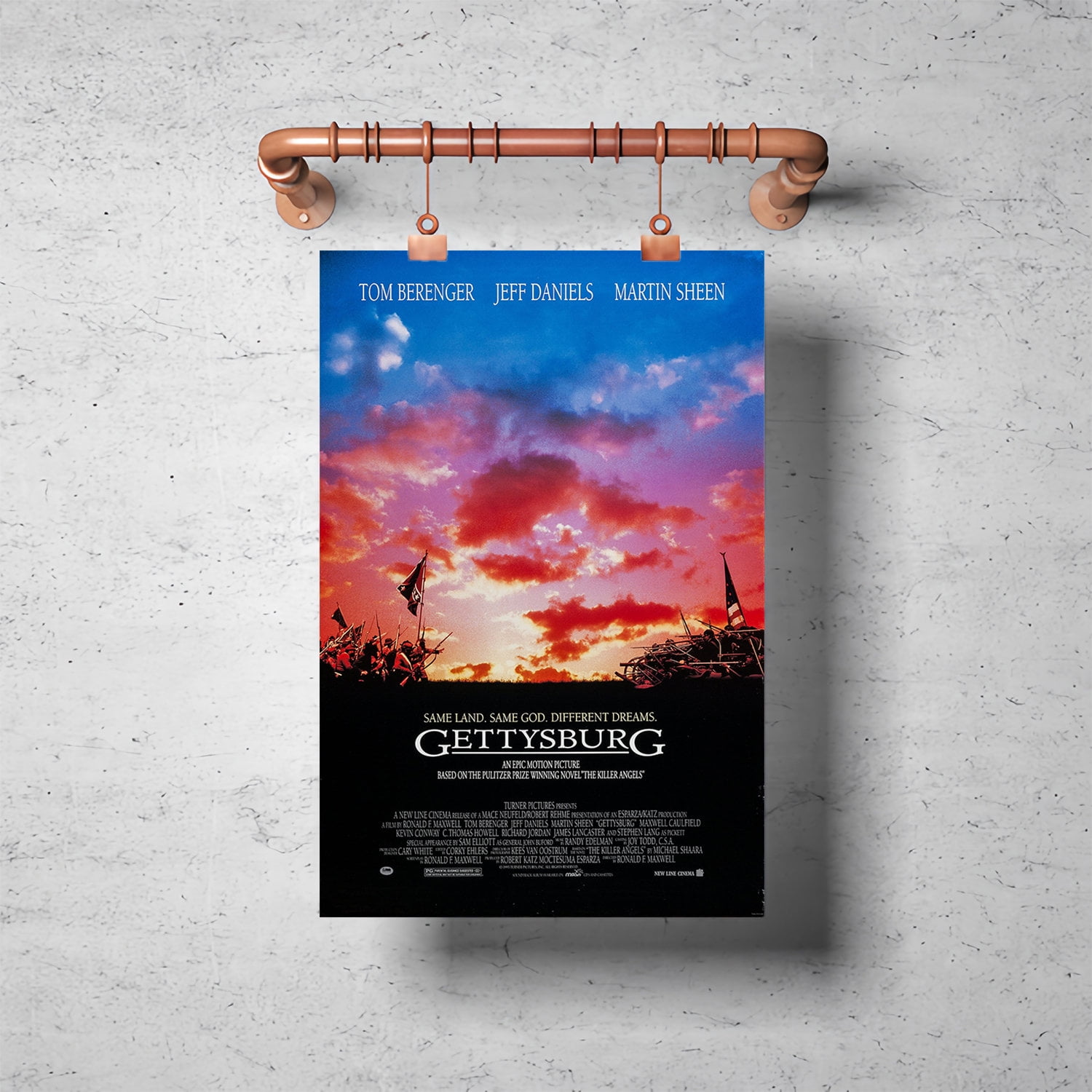 Poster Gettysburg Movie Poster , Room Decoration, Home Decor, Retro ...