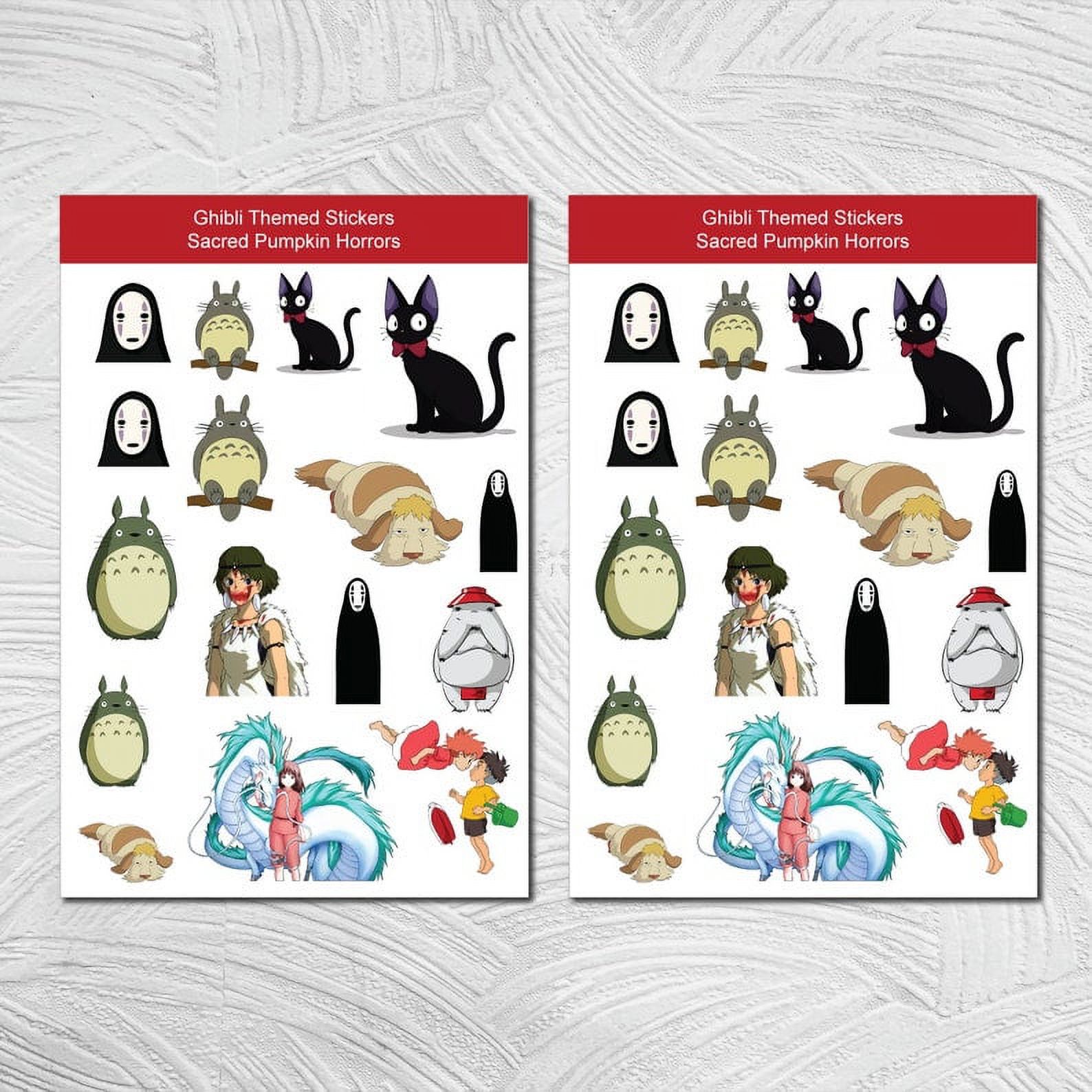 POSTER Ghibli Sticker Pack, Ghibli, Spirited Away, Totoro, Kids ...