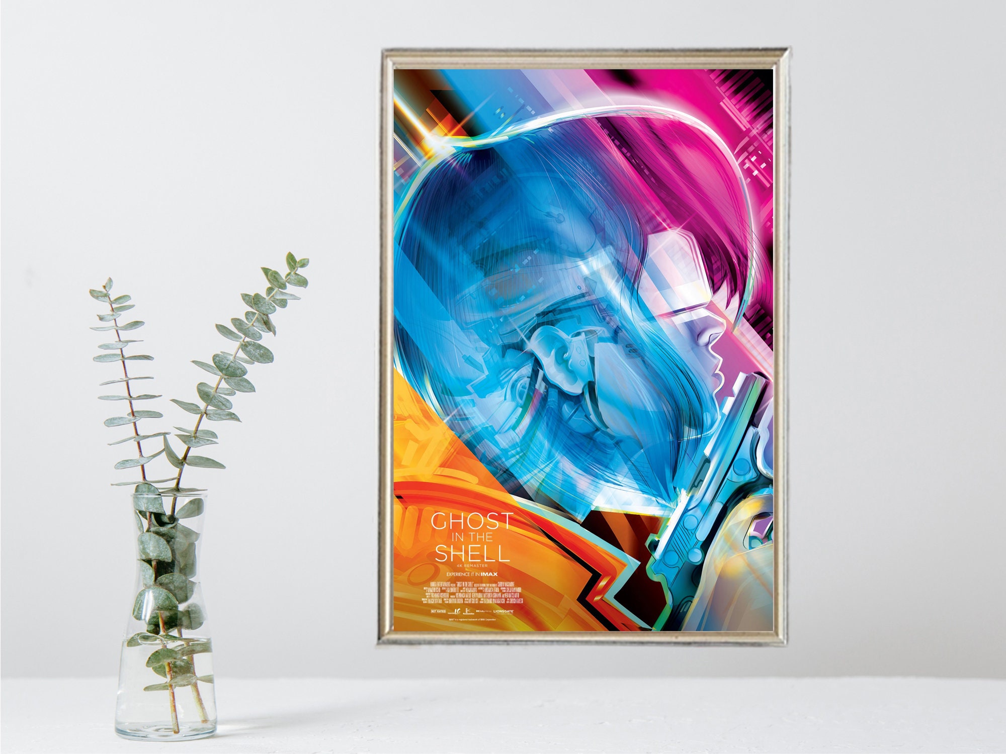 POSTER Ghost in the Shell Movie Poster- Vintage Movie Poster - Limited ...