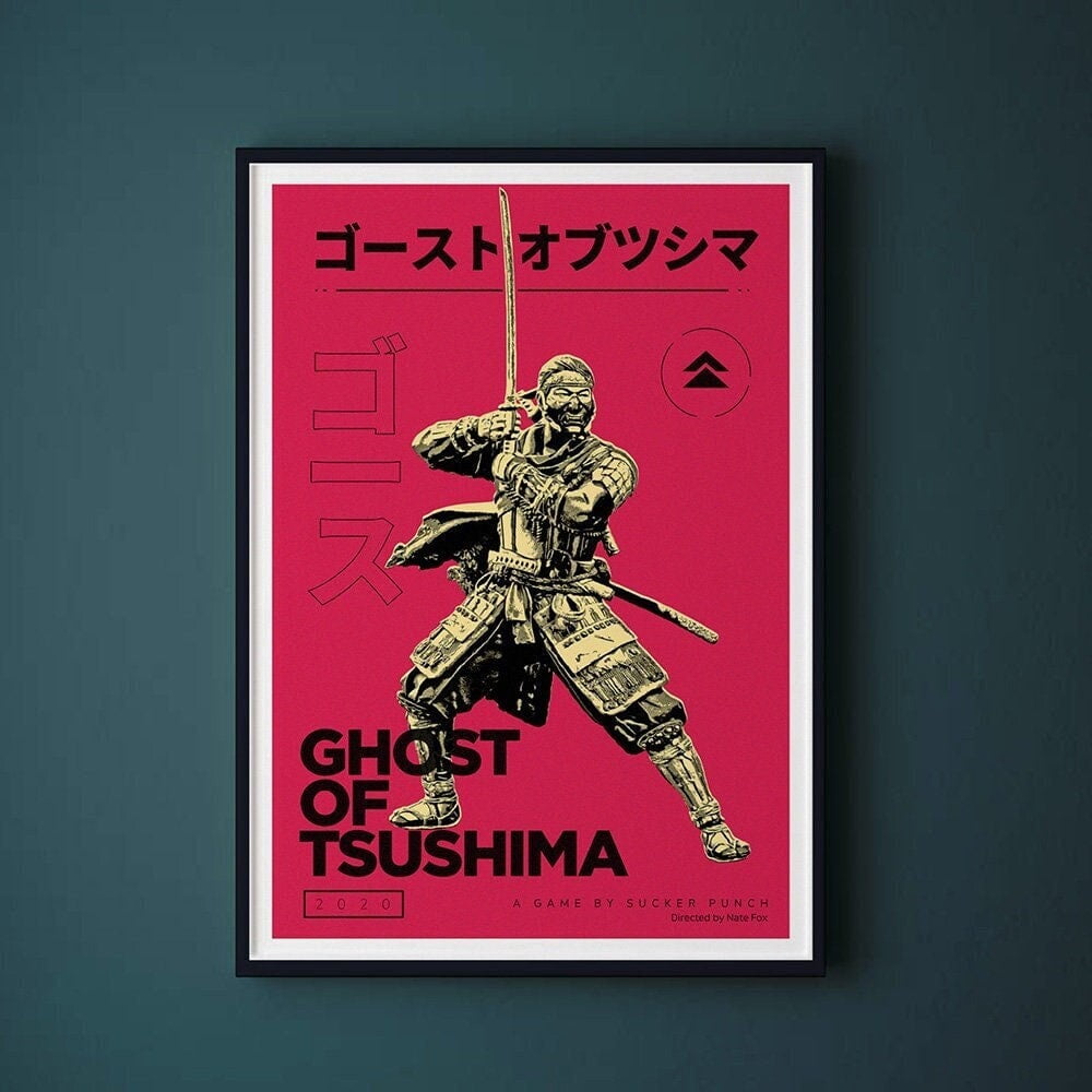 POSTER Ghost of Tsushima (2020) Art Print | Video Game Print | Game ...