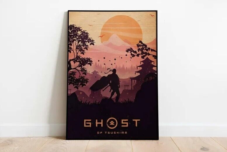 POSTER Ghost of Tsushima Poster | Game Poster | Game Print | Video Game ...