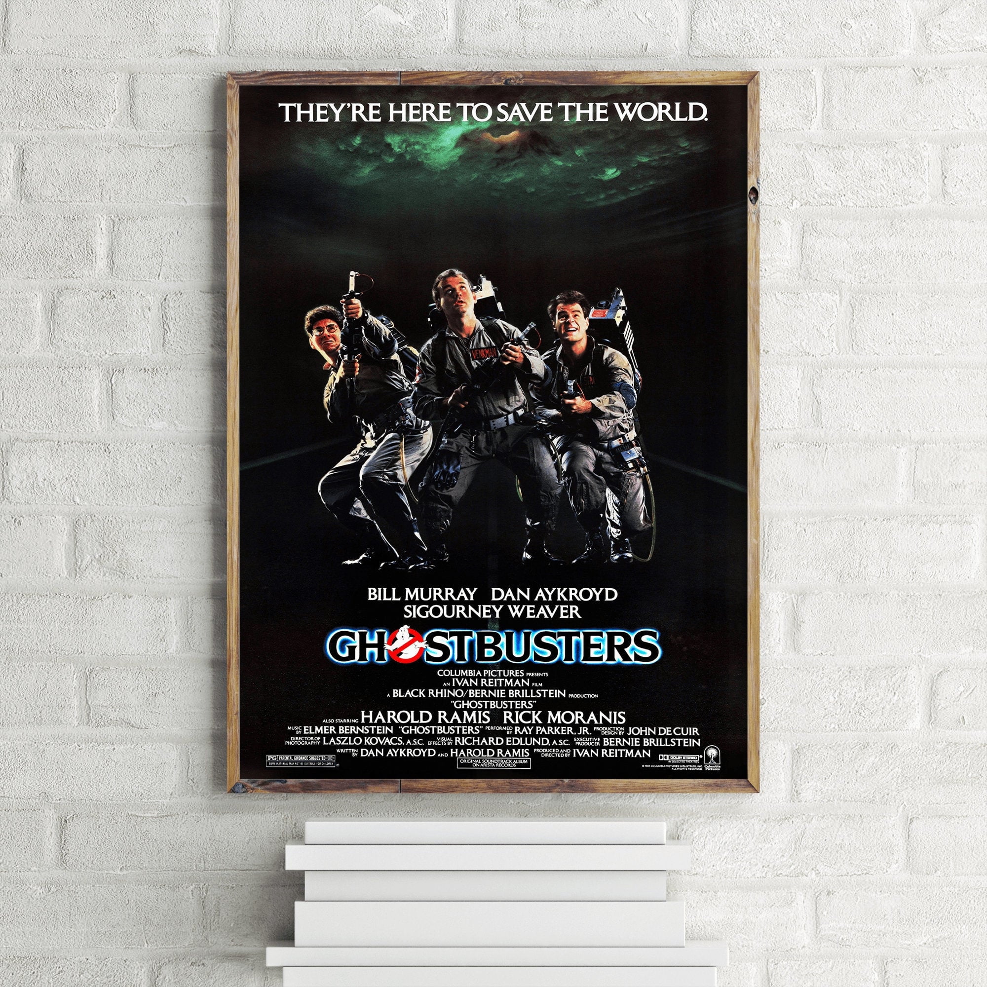 POSTER Ghostbusters Original Design Movie Poster, Wall Art Print ...