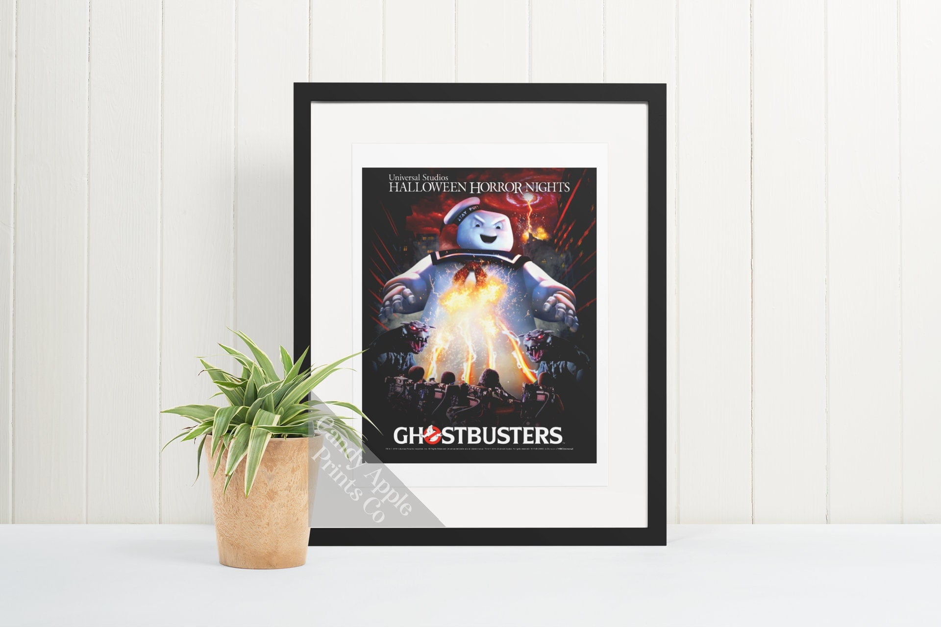 POSTER Ghostbusters Scare Maze Print - Universal Studios Halloween ...