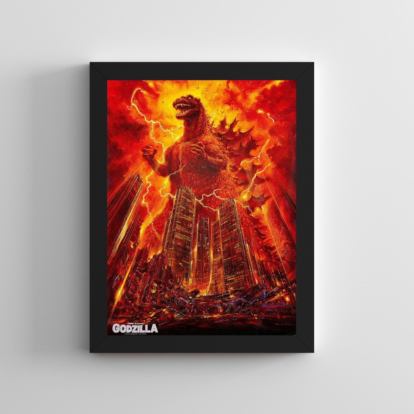 Poster Godzilla 1985 Film / Movie Poster -UNFRAMED - Walmart.com