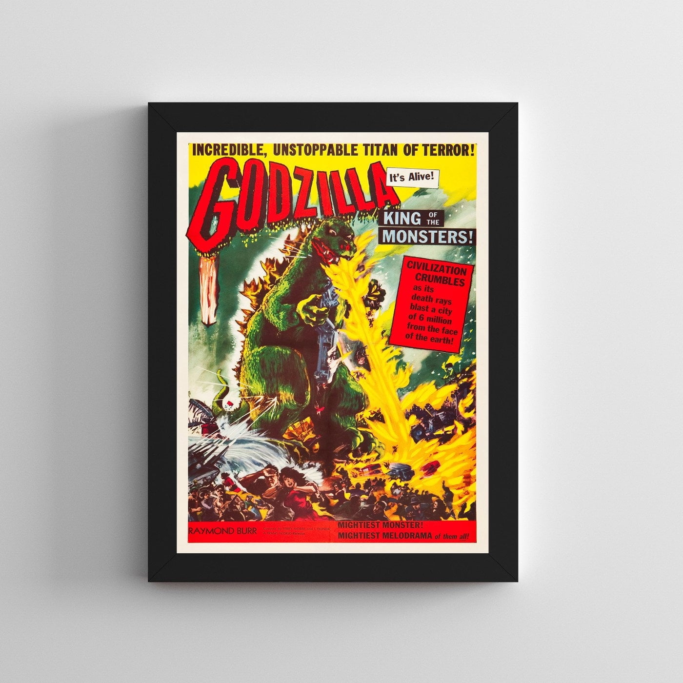 POSTER Godzilla King Of The Monsters Film / Movie Poster -UNFRAMED ...