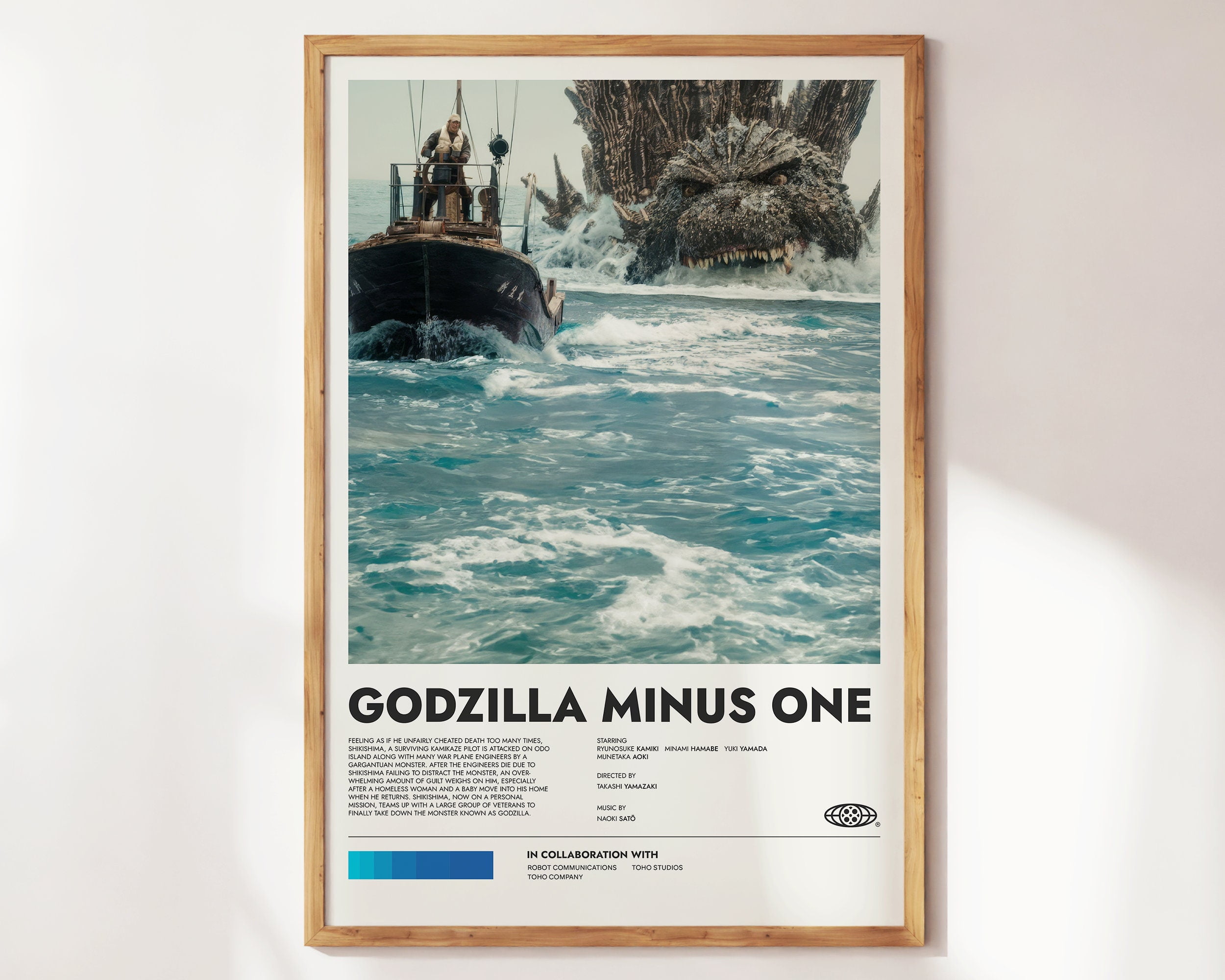POSTER Godzilla Minus One Poster | Godzilla Japanese Movie Poster ...
