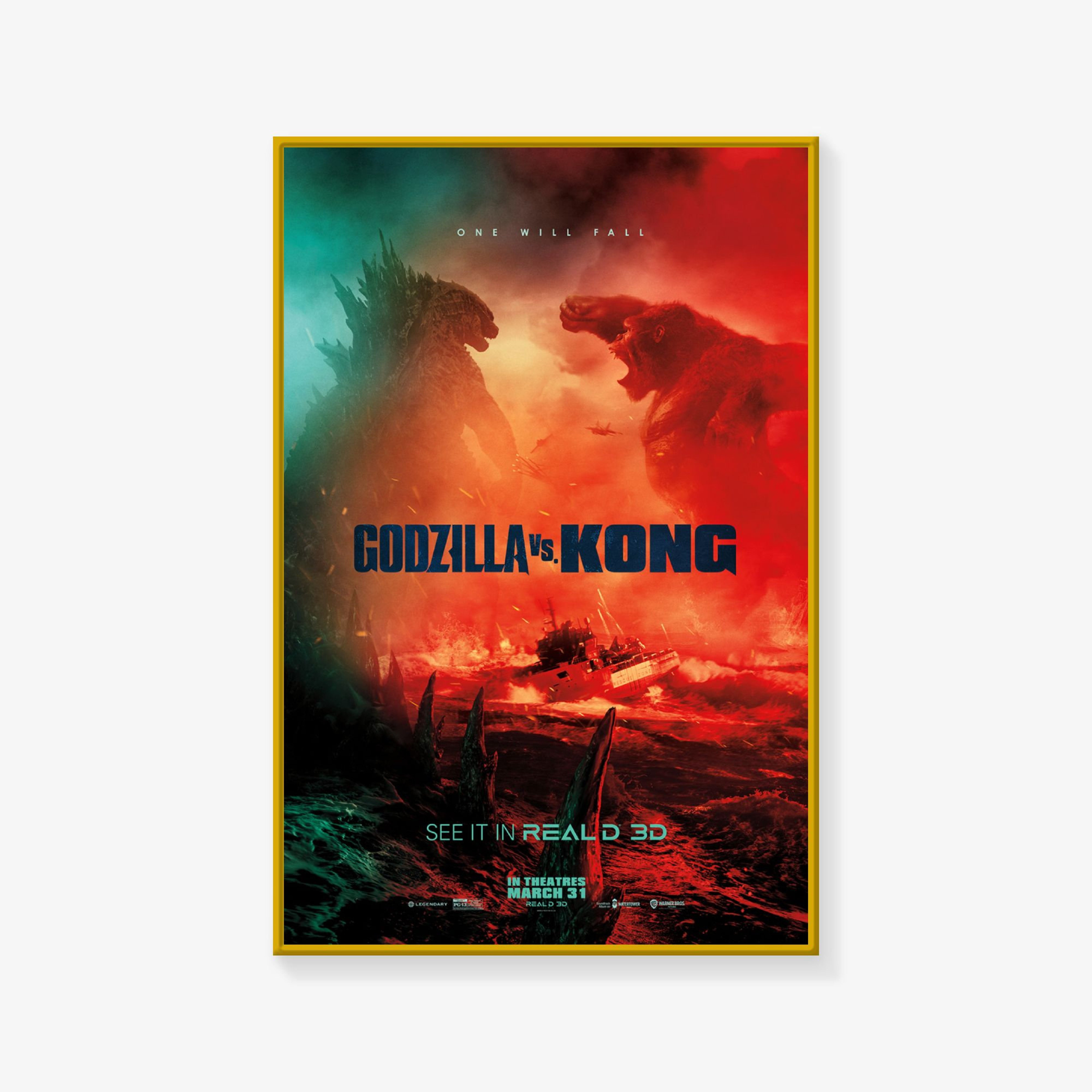 POSTER Godzilla Poster, Godzilla Poster Print, Movie Poster, Art Poster ...