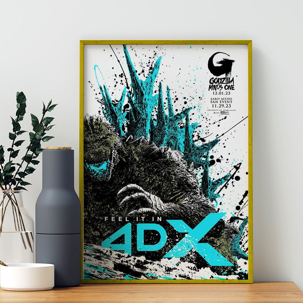 POSTER Godzilla Poster - High Quality Print - Wall Art - Gifts for Him ...
