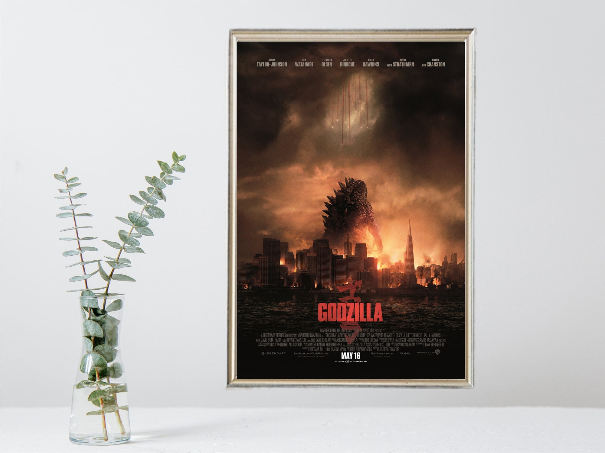 POSTER Godzilla - Vintage Movie Poster - Limited Edition Collectible ...