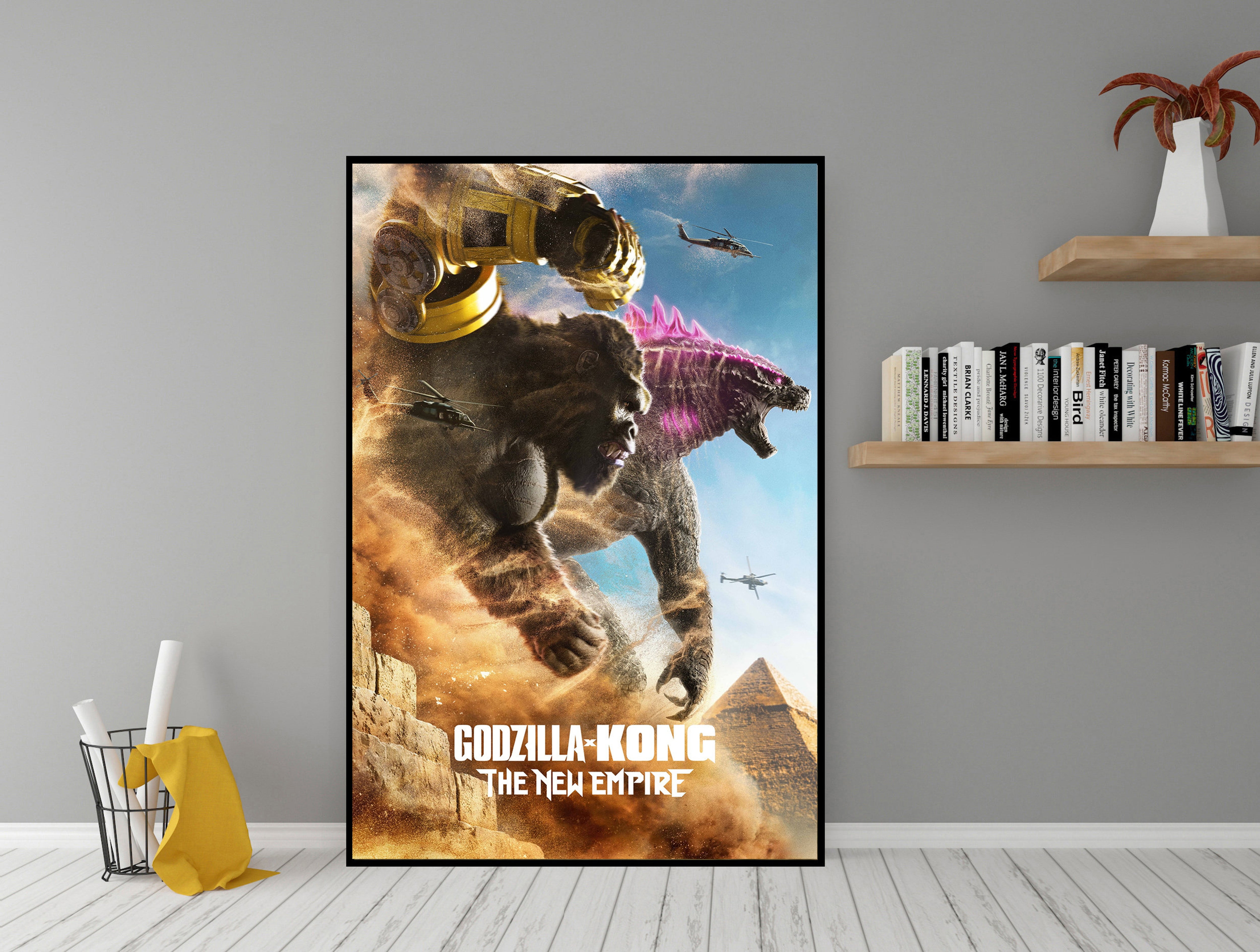 POSTER Godzilla x Kong The New Empire Movie Poster - High Quality Wall ...