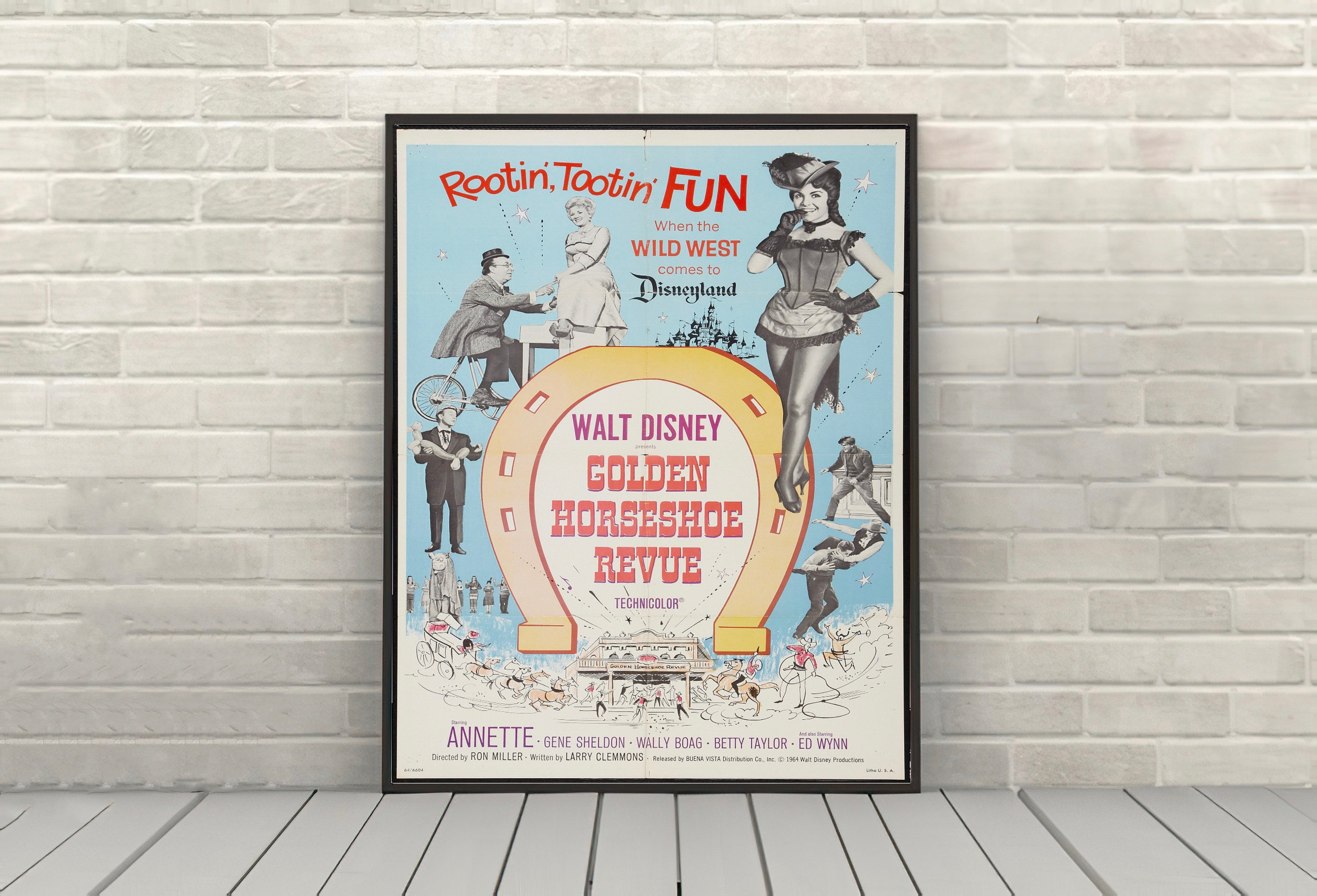 POSTER Golden Horseshoe Revue Poster Disney Movie Poster Disney ...